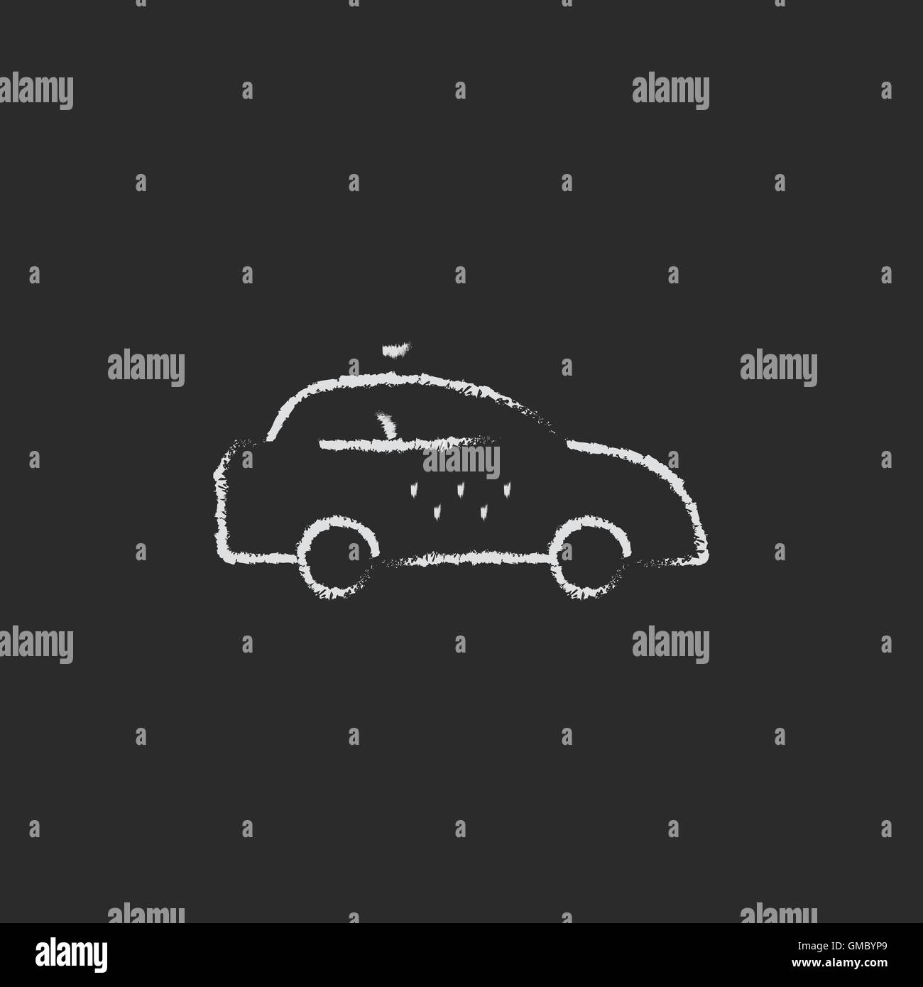 Police auto taxi car Black and White Stock Photos & Images - Alamy