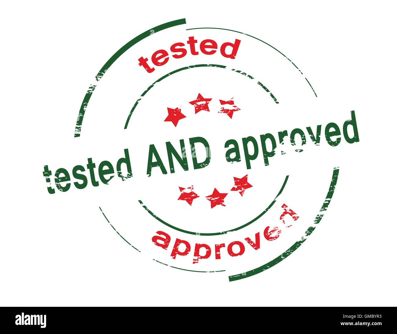 Tested and approved Stock Vector Image & Art - Alamy