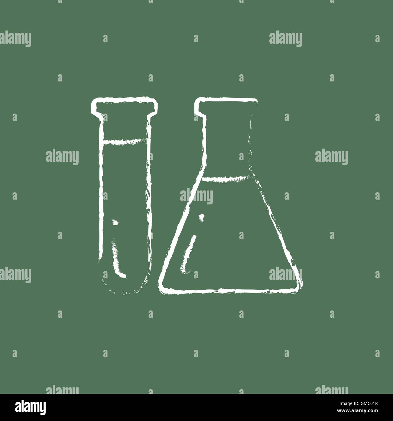Glass tubes green chemistry Stock Vector Images - Alamy