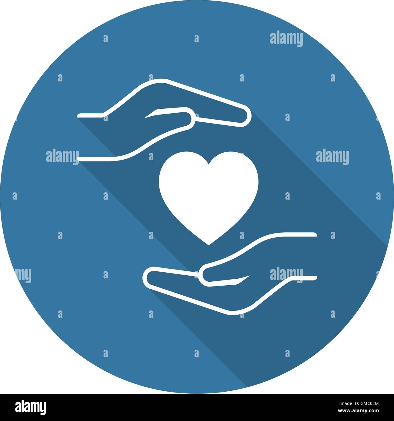 Heart Disease Prevention Icon. Flat Design Stock Vector Image & Art - Alamy