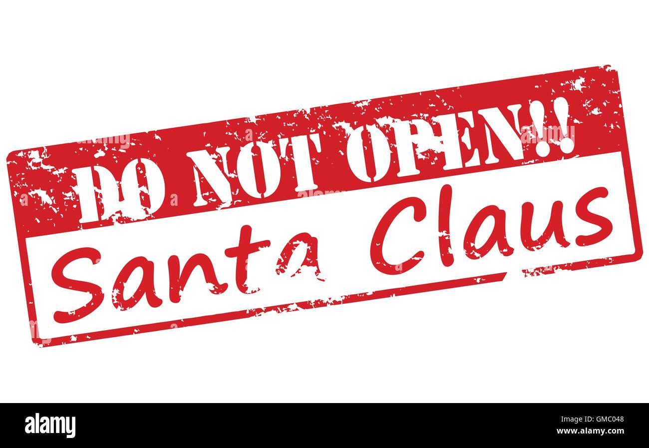 Rubber stamp text santa claus hi-res stock photography and images - Alamy