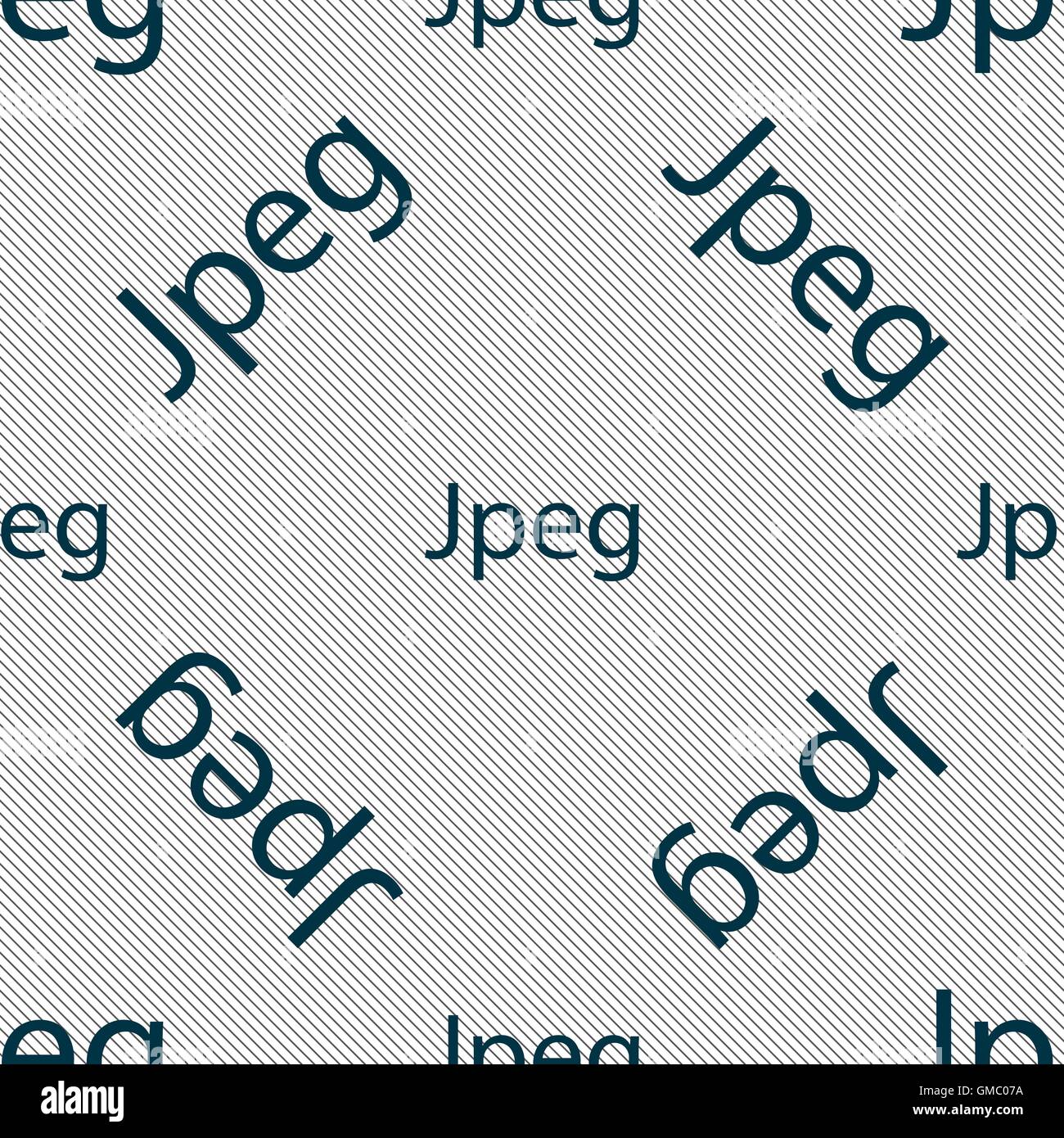 File JPG sign icon. Download image file symbol. Seamless pattern with ...