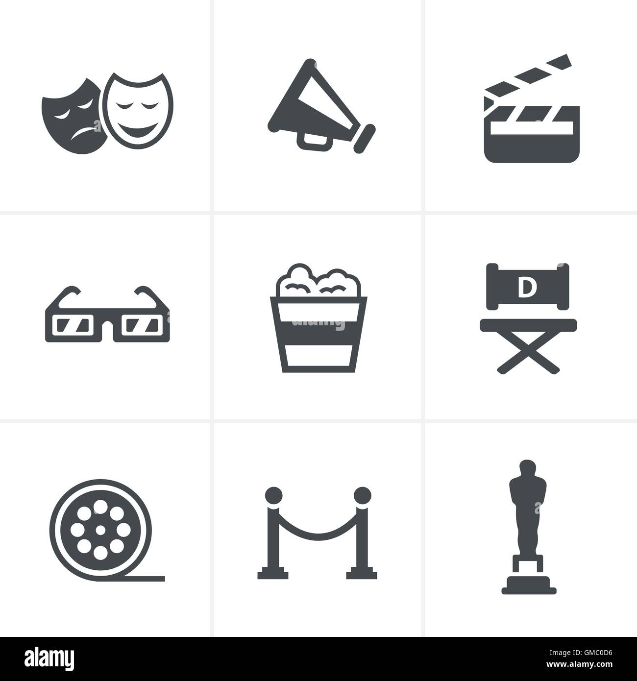 Director chair film movie icon hi-res stock photography and images - Alamy