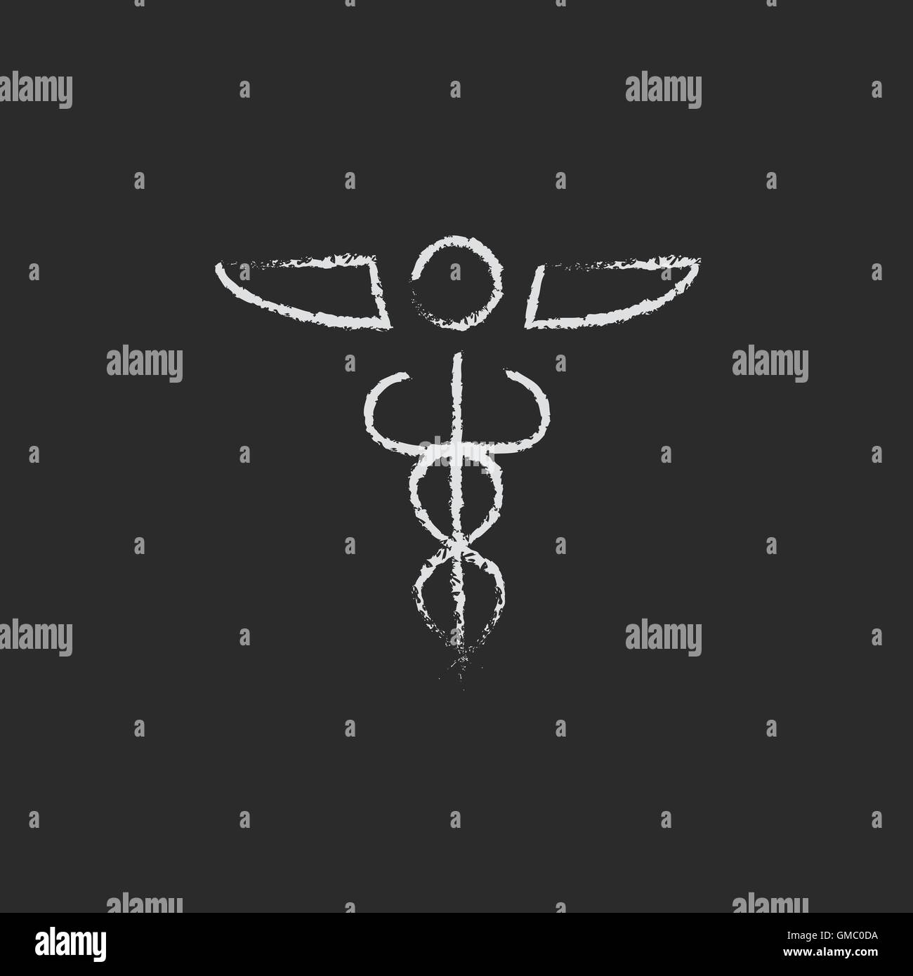 Medical symbol icon drawn in chalk Stock Vector Image & Art - Alamy