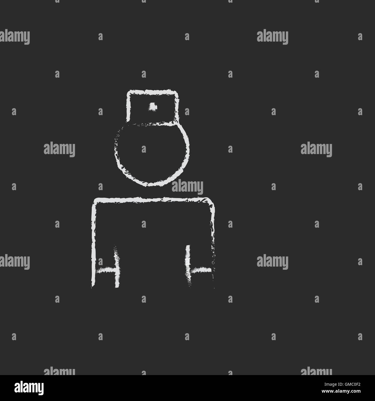 Nurse icon drawn in chalk Stock Vector Image & Art - Alamy