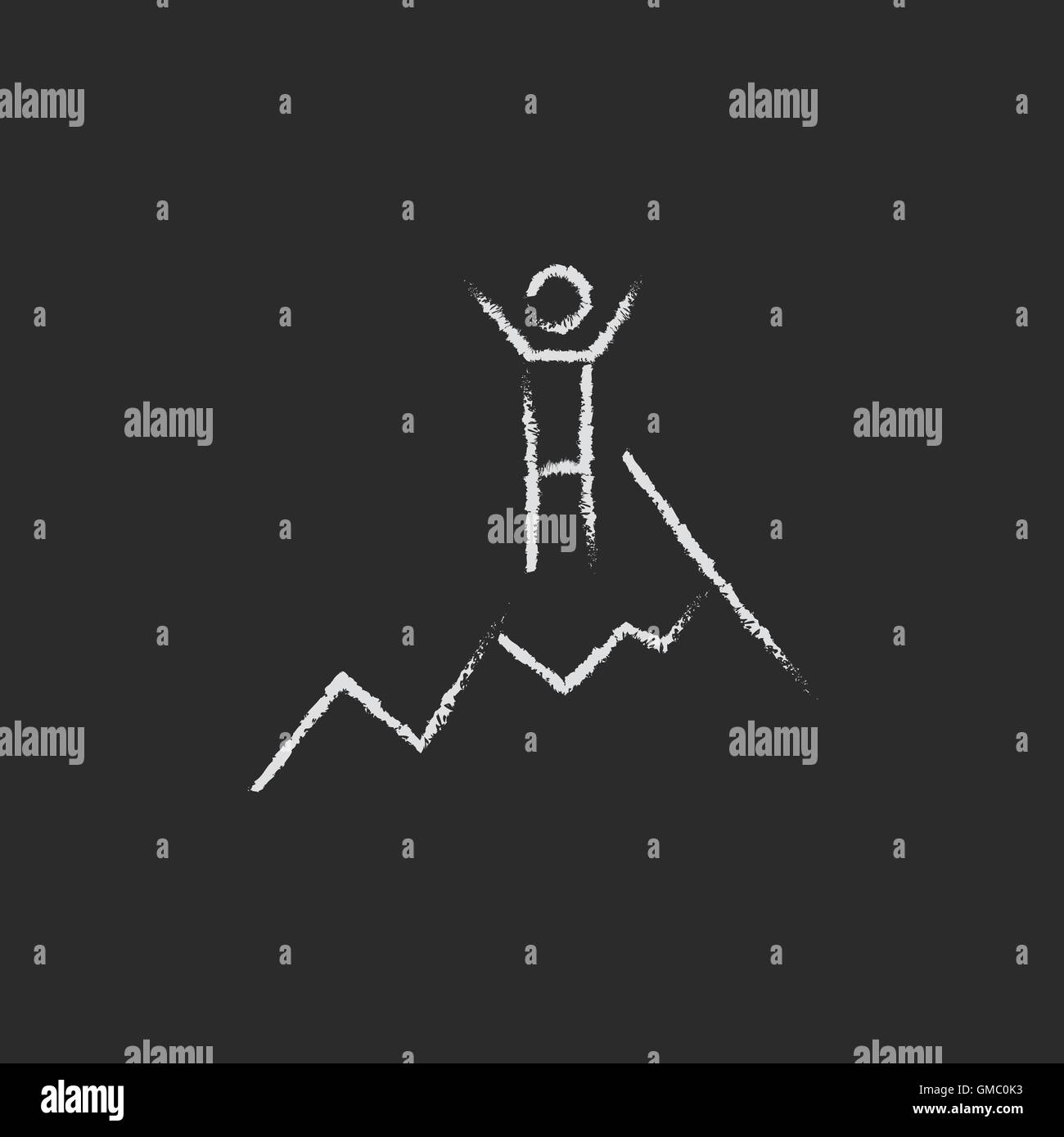 Climbing up hill Black and White Stock Photos & Images - Alamy