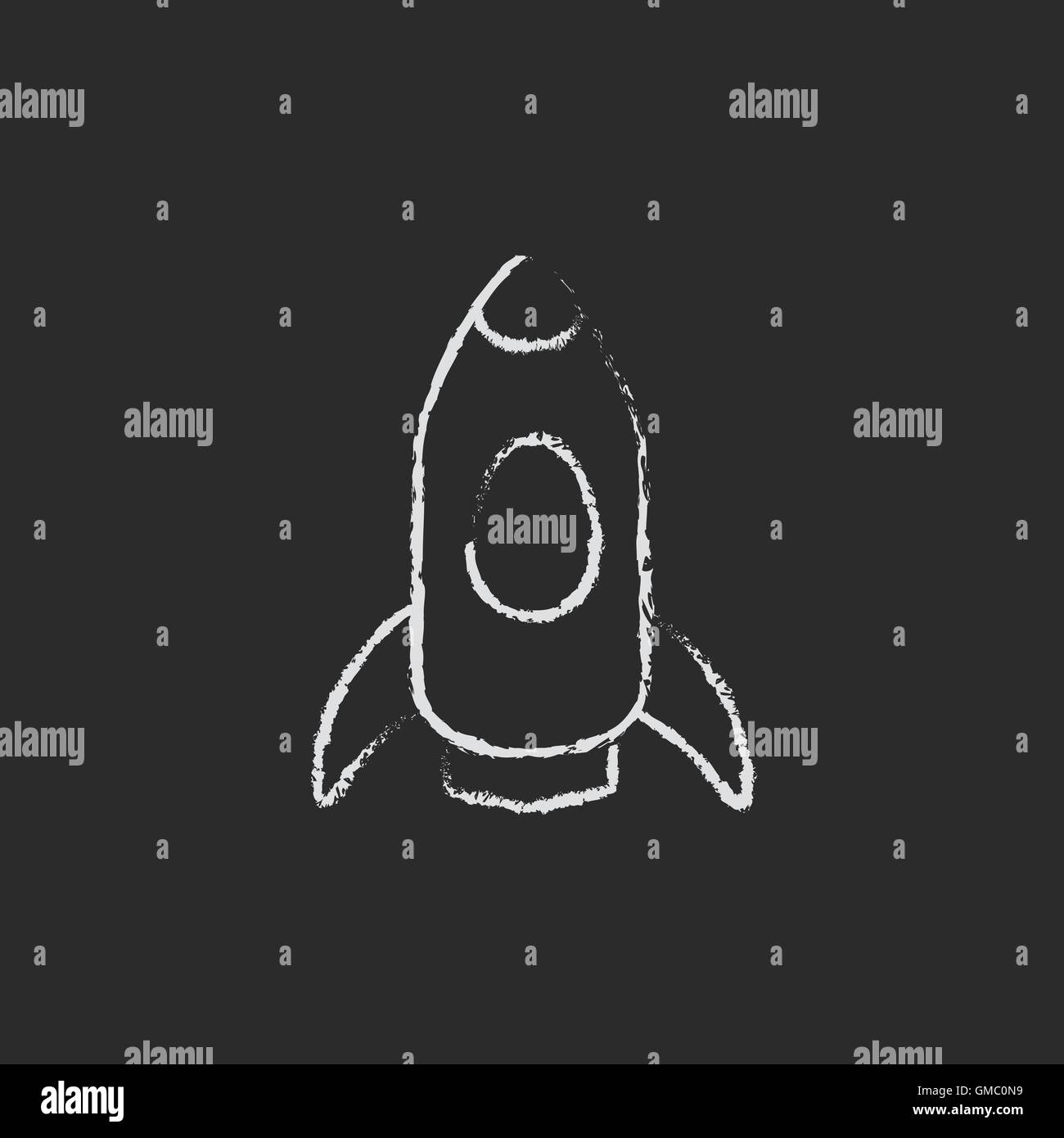 Rocket in space cartoon Black and White Stock Photos & Images - Alamy