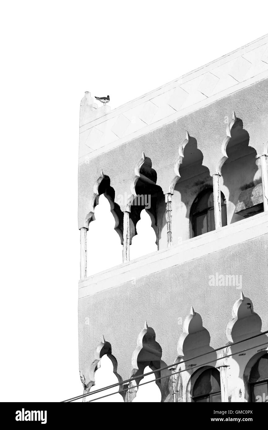 in oman new house brick building the city backgroun sky Stock Photo - Alamy