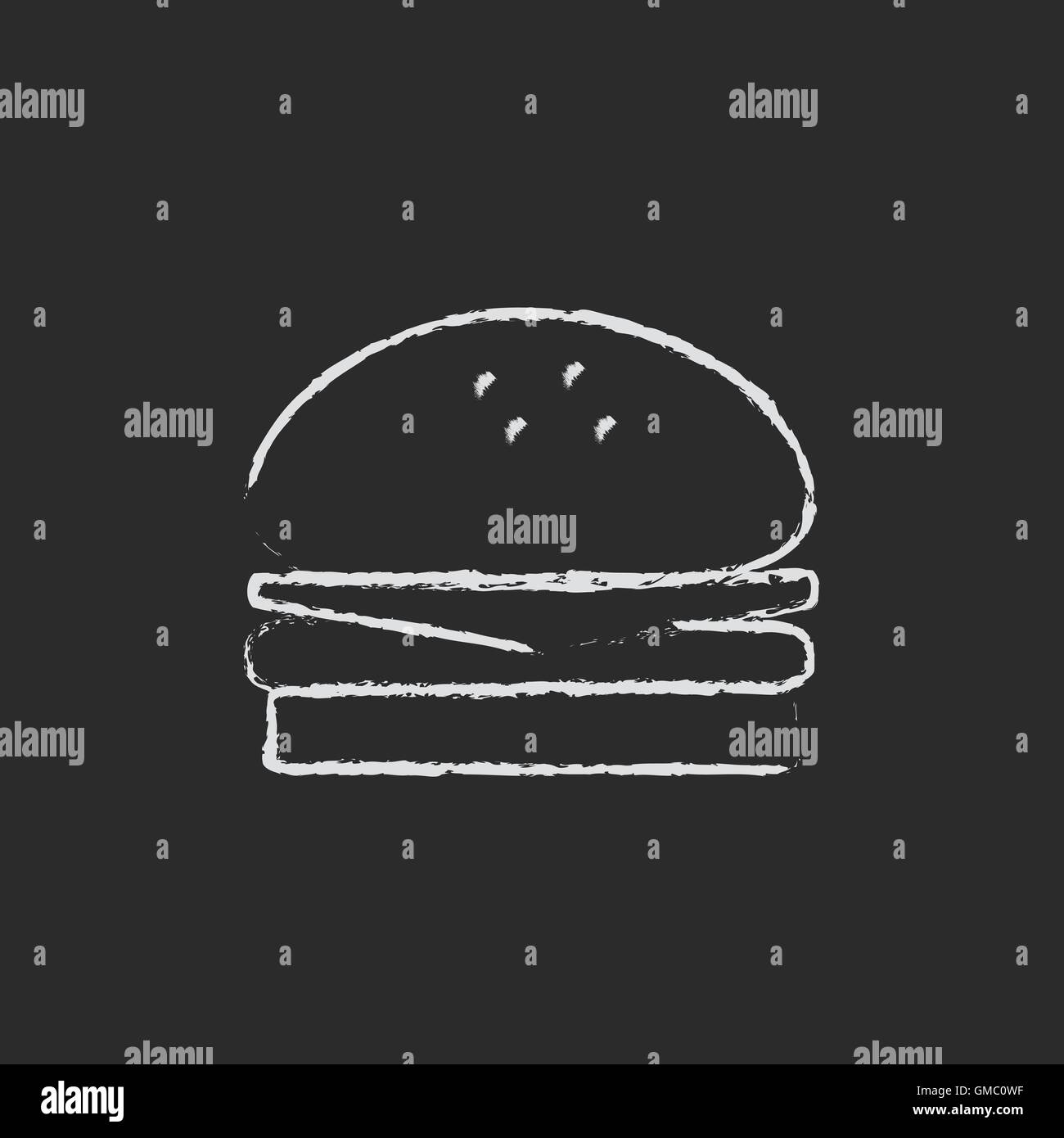 Draw hamburger hi-res stock photography and images - Alamy