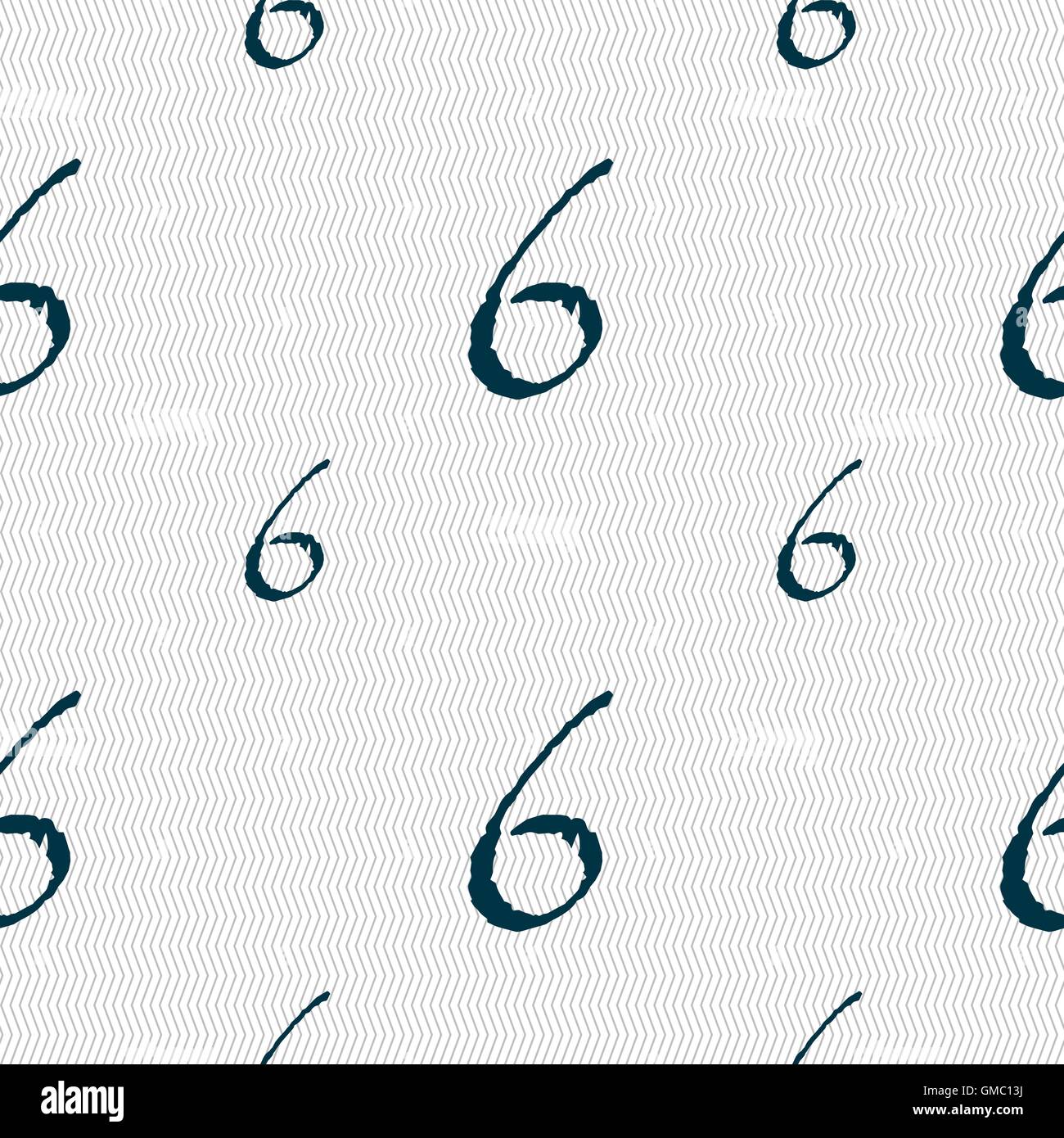 Number 6 logo hi-res stock photography and images - Alamy