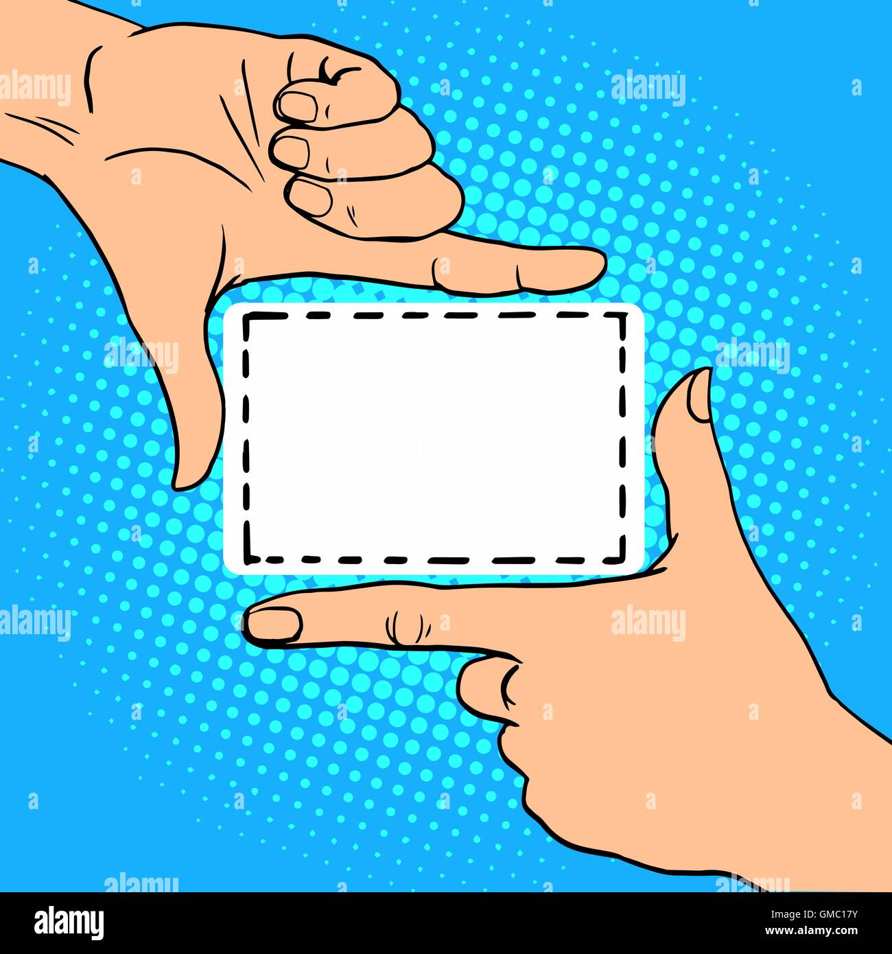 Frame hand gesture Stock Vector Image & Art - Alamy