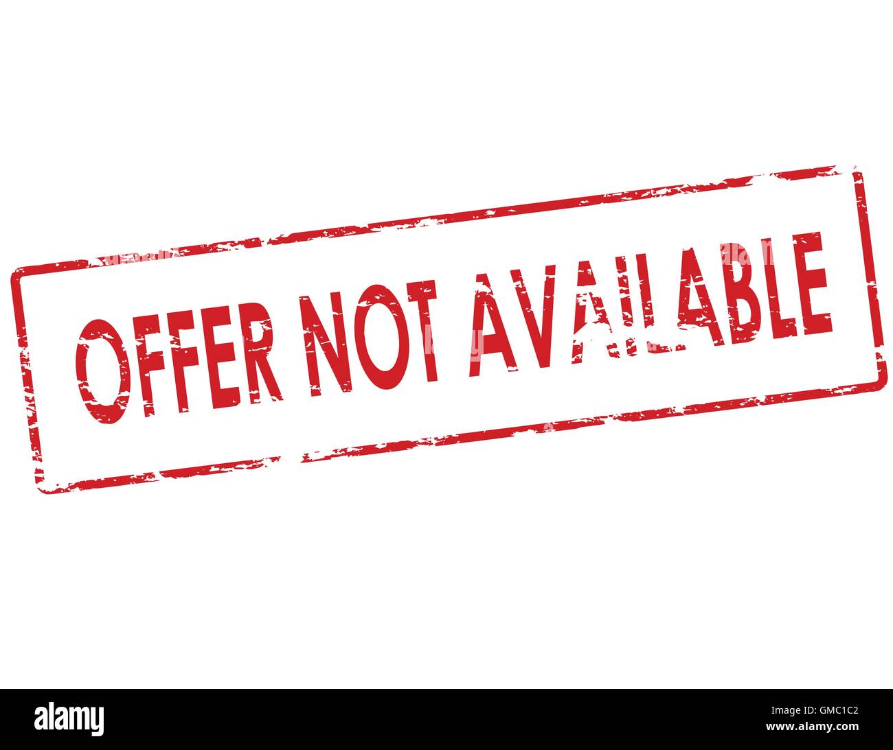 Offer not available Stock Vector Image & Art - Alamy