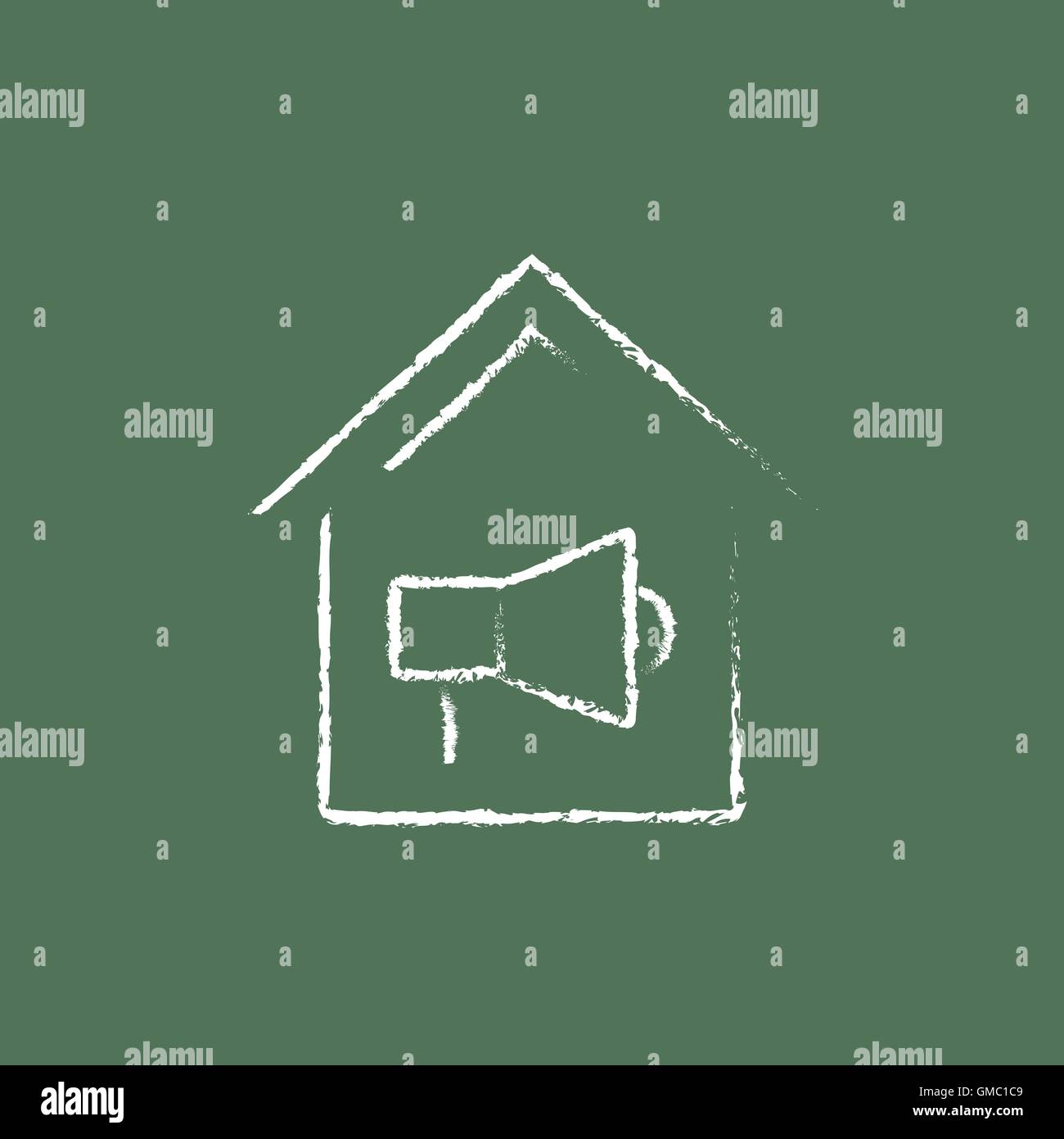 Fire in residential home Stock Vector Images - Alamy