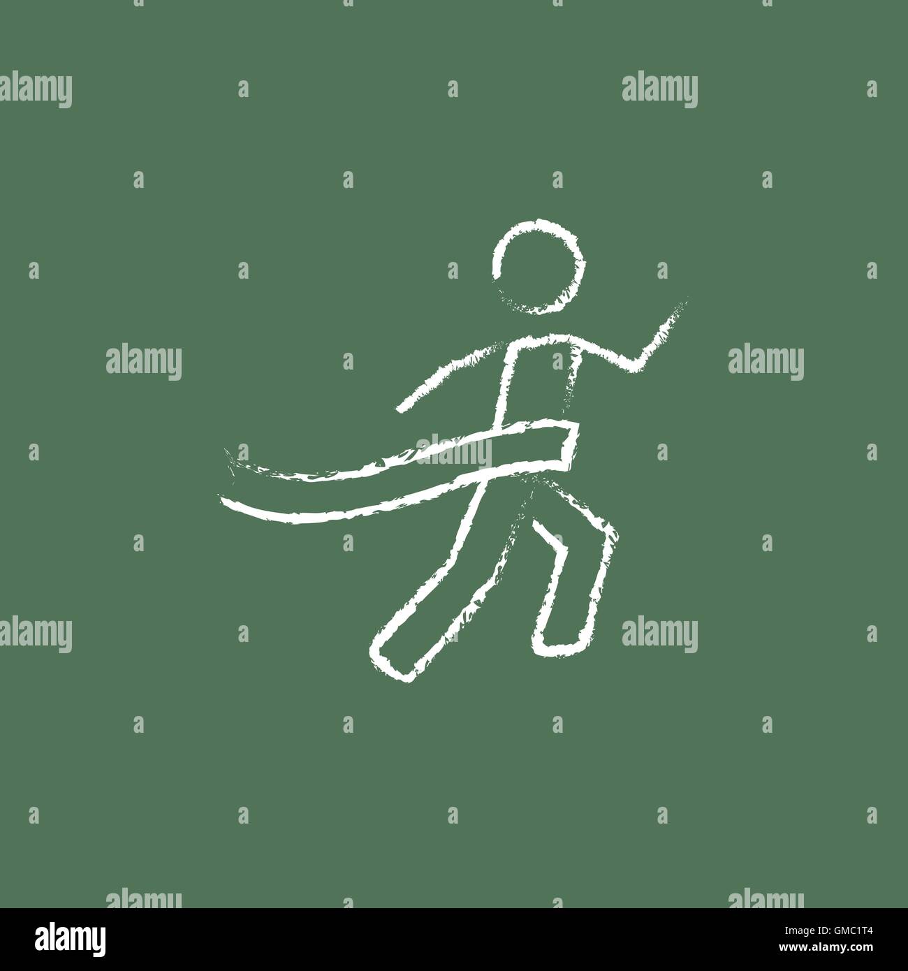 Forward victory line icon hi-res stock photography and images - Alamy