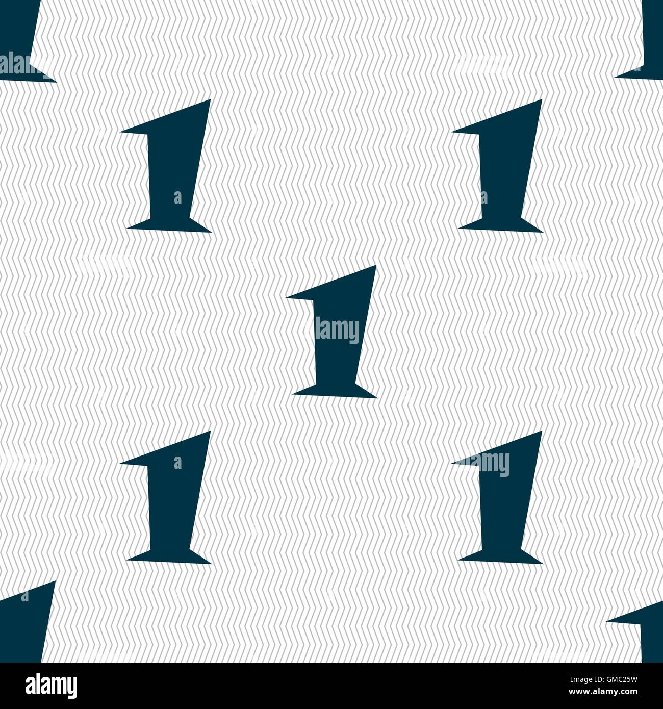 First place award sign. Winner symbol. Step one. Seamless abstract ...