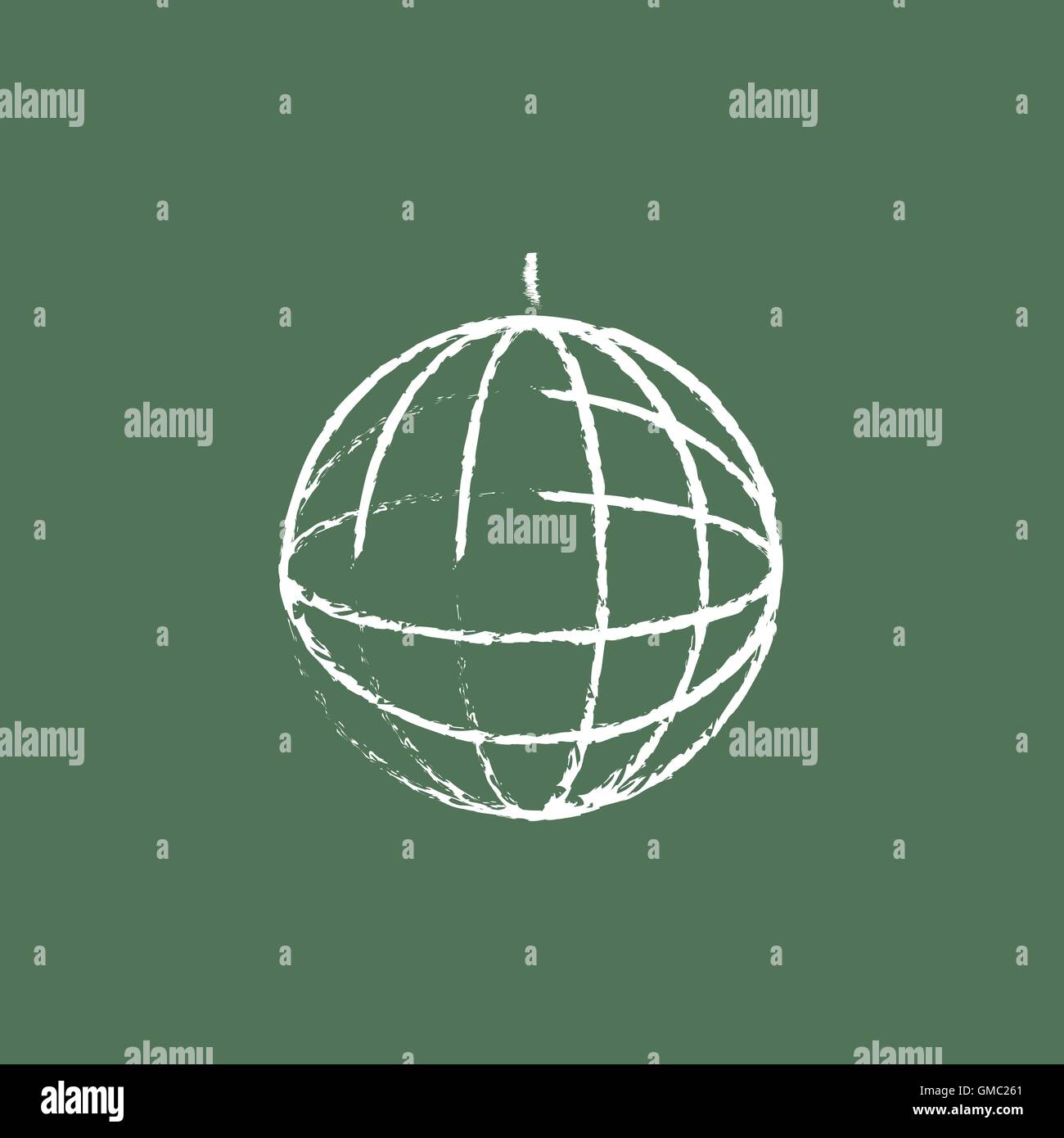 Disco ball icon drawn in chalk Stock Vector Image & Art - Alamy
