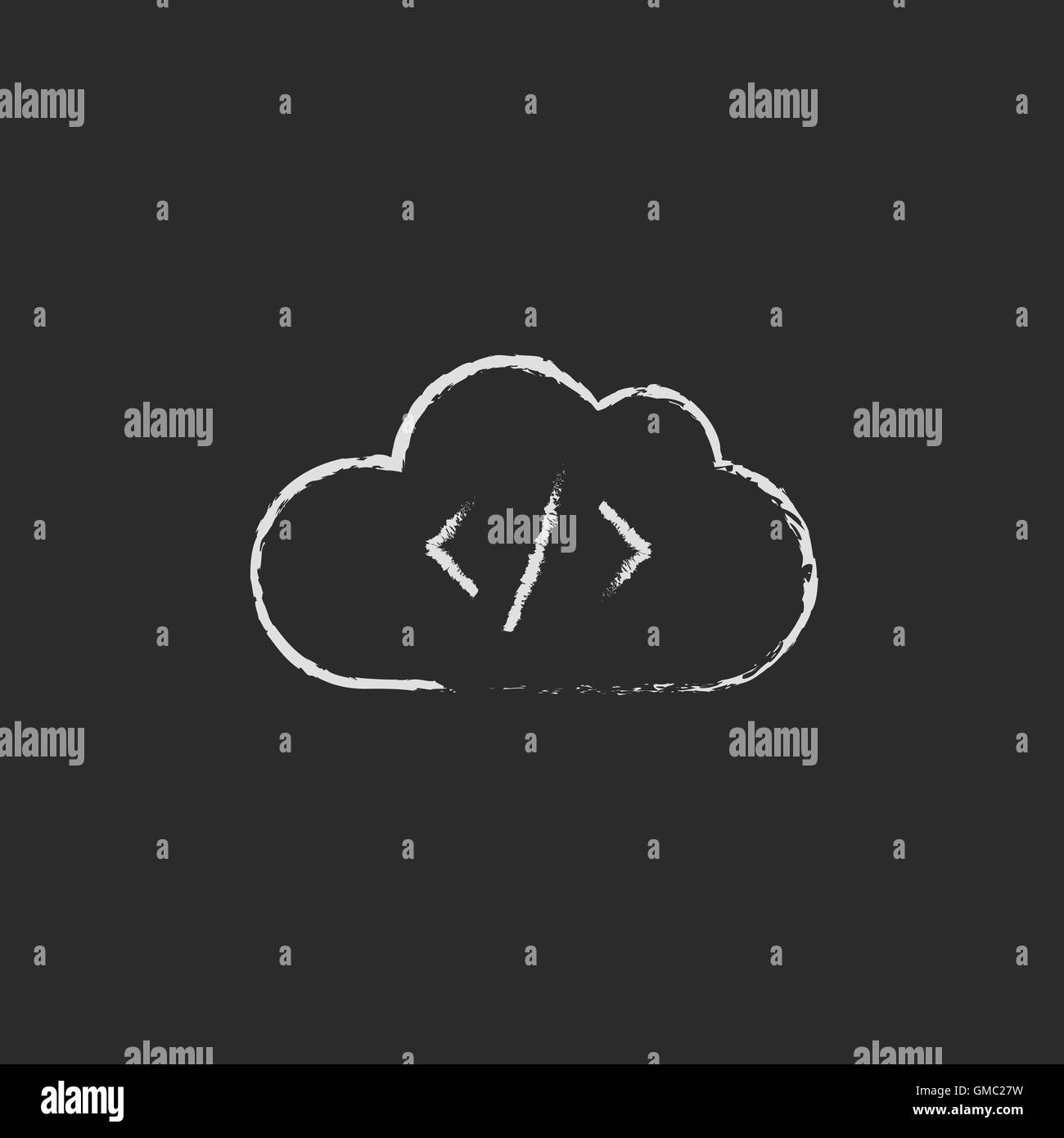 Transferring files cloud apps icon drawn in chalk Stock Vector Image ... Transferring files cloud apps icon drawn in chalk Stock Vector Image ...