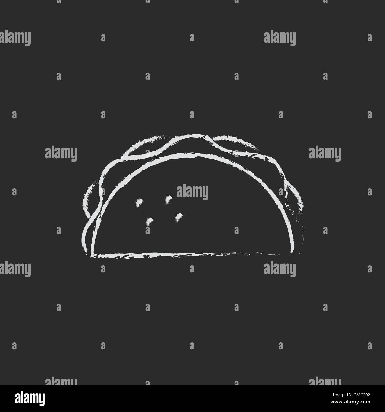 Taco wrapped Stock Vector Images - Alamy