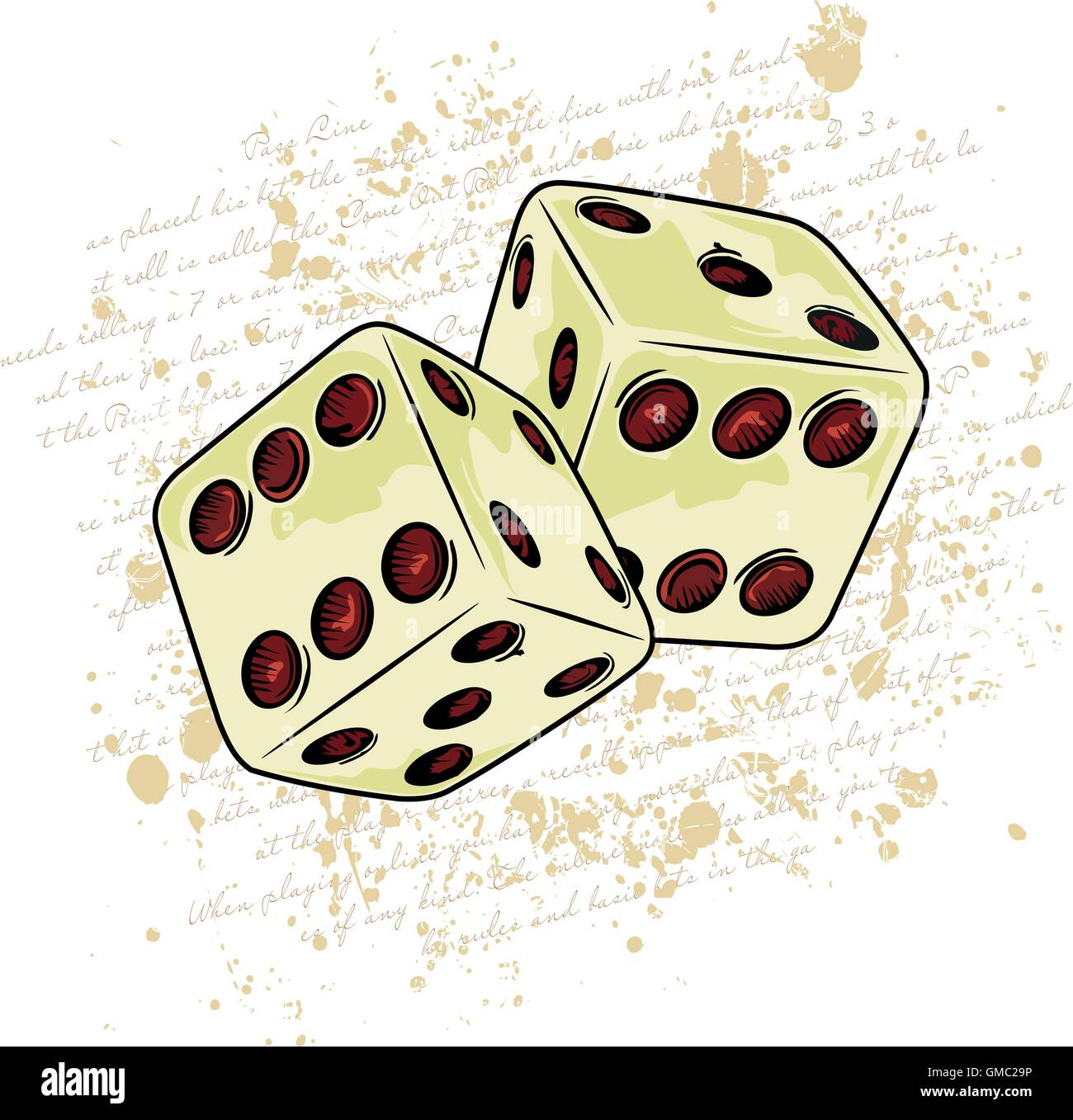 Dice vector hi-res stock photography and images - Alamy