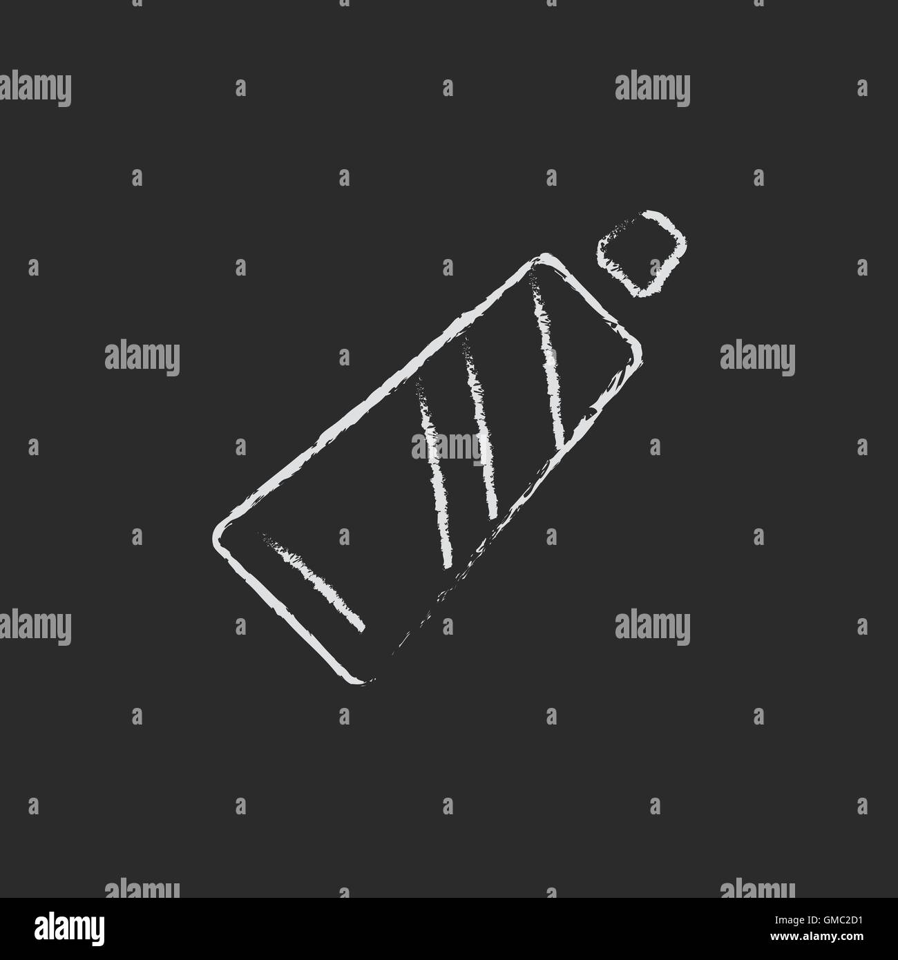 Tube of toothpaste icon drawn in chalk Stock Vector Image & Art - Alamy