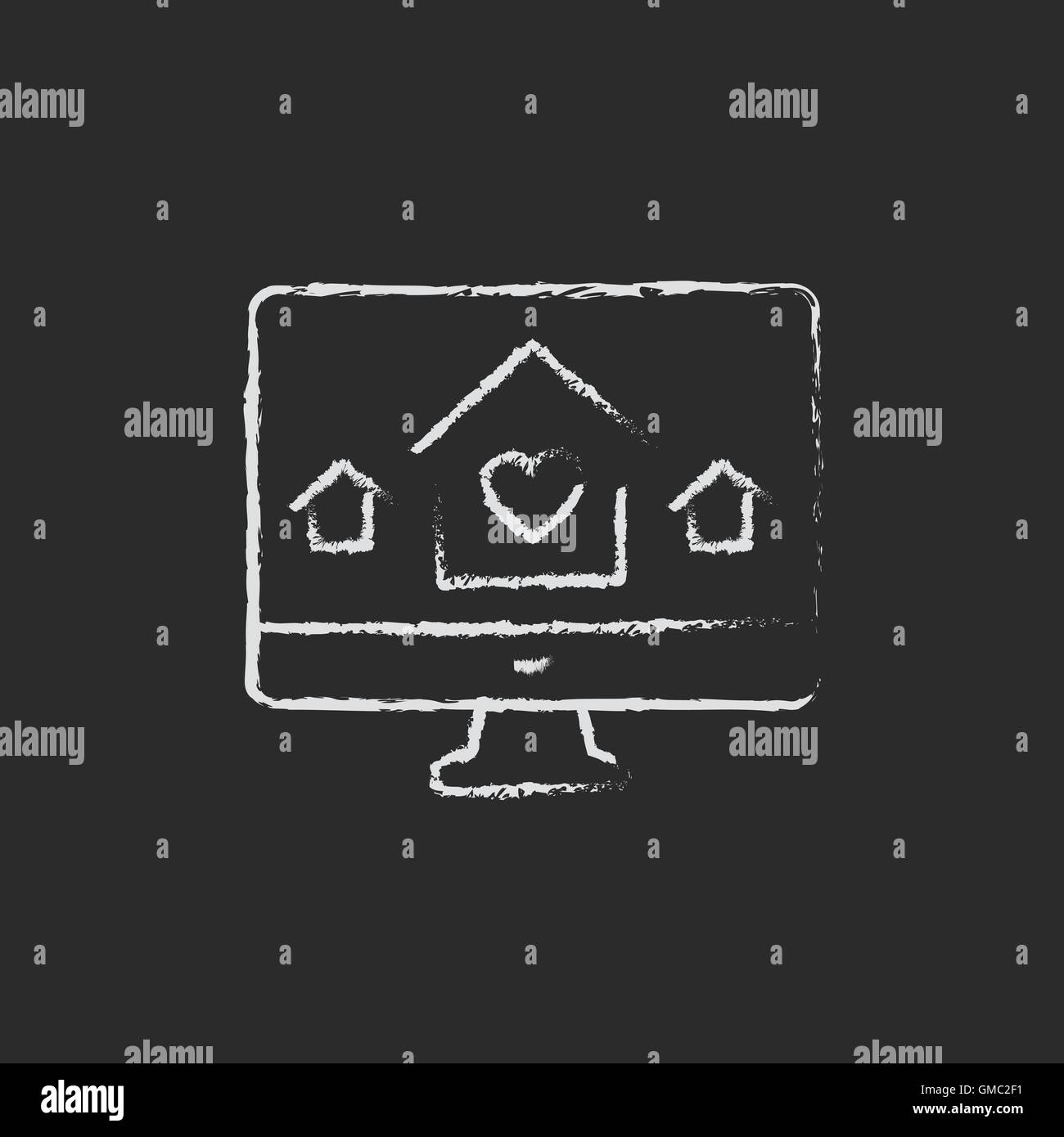 Smart house app smartphone Stock Vector Images - Alamy