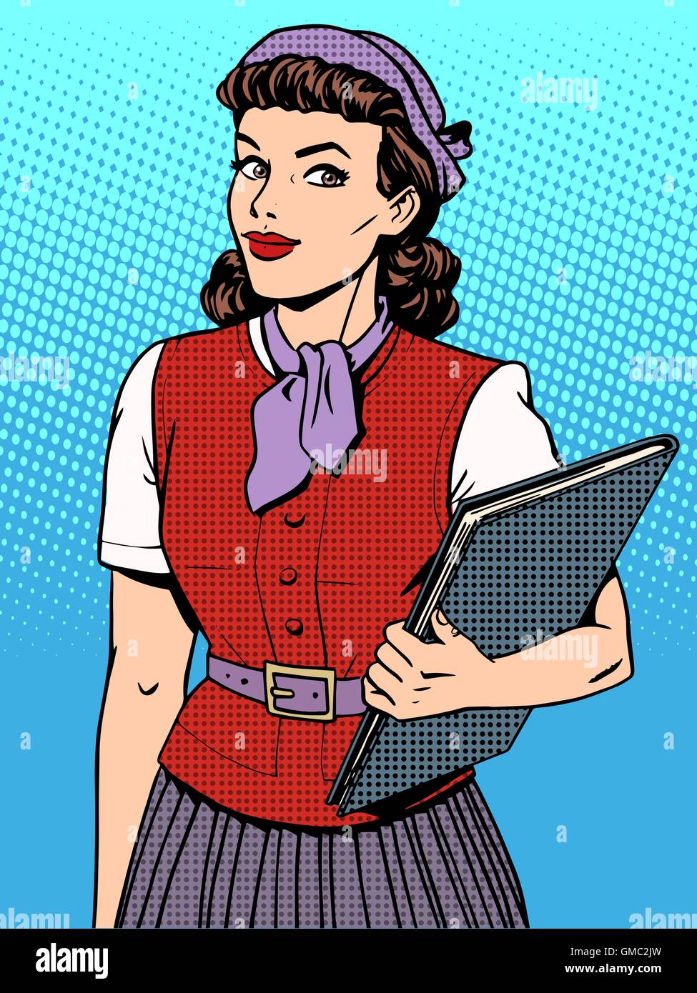 Lady interview Stock Vector Images - Alamy