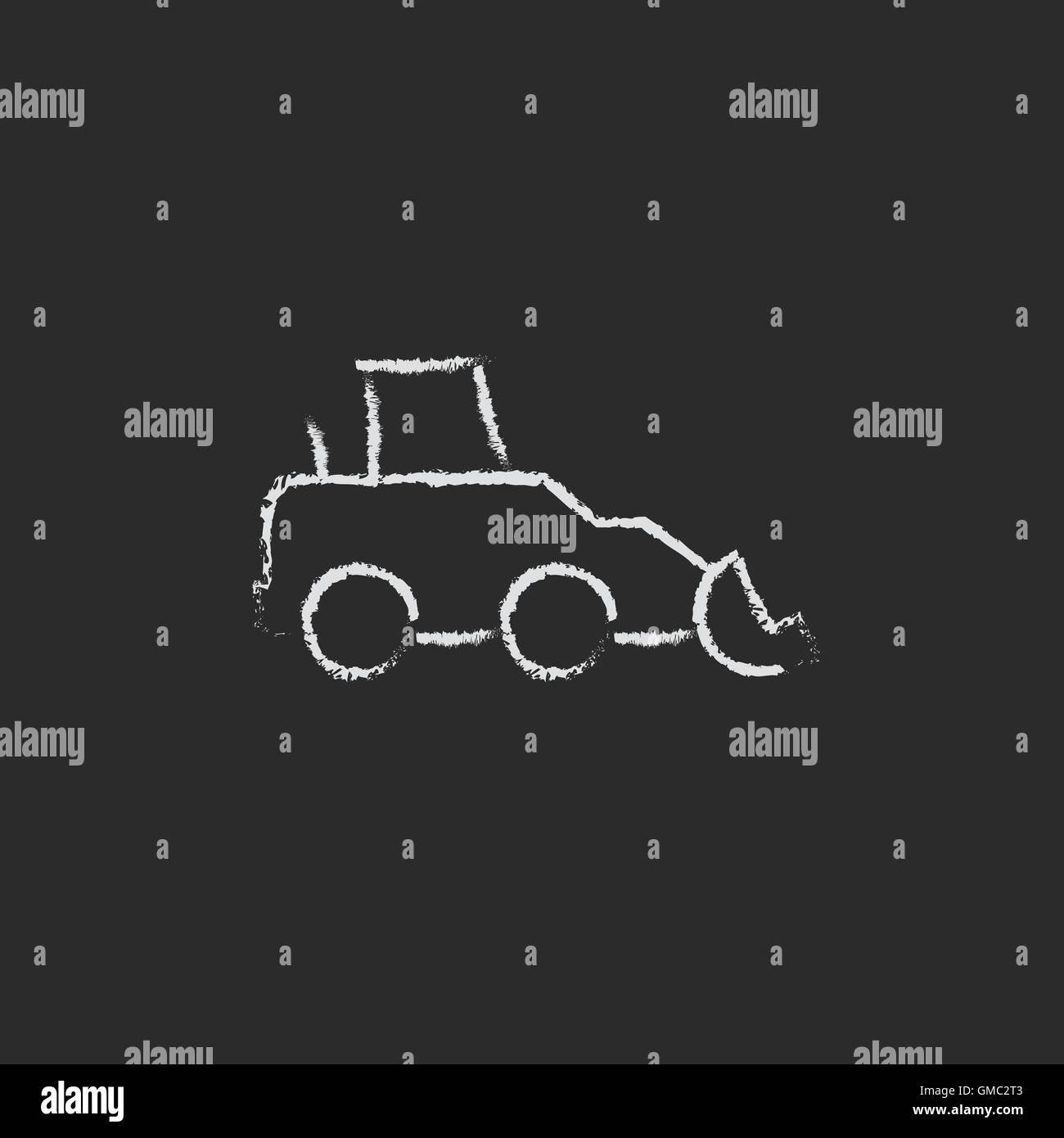 Digger excavator machinery digging Stock Vector Images - Alamy