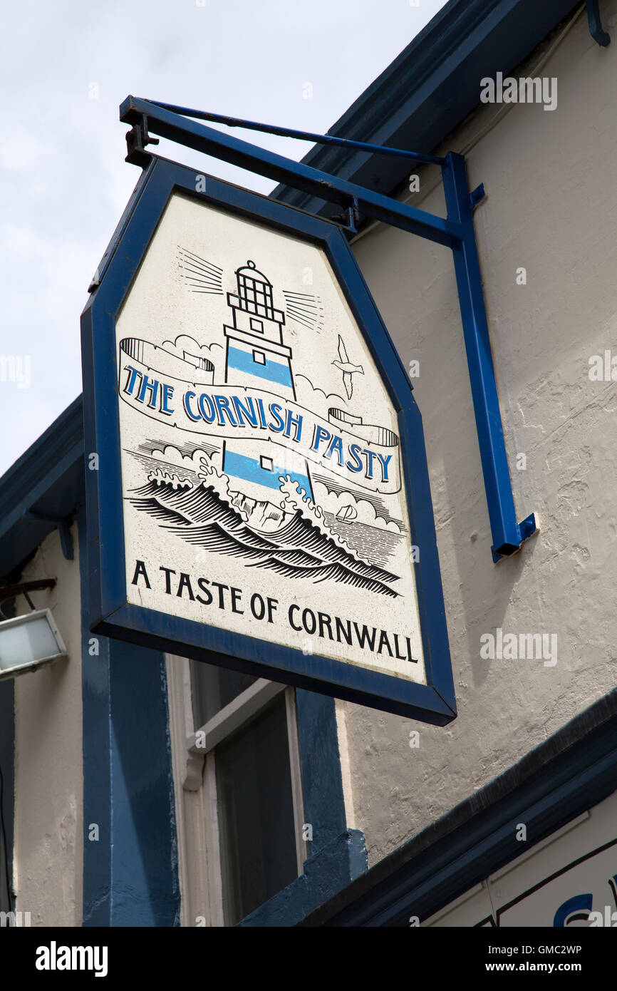 Cornish Pasty Sign, Keswick; Lake District; England; UK Stock Photo - Alamy