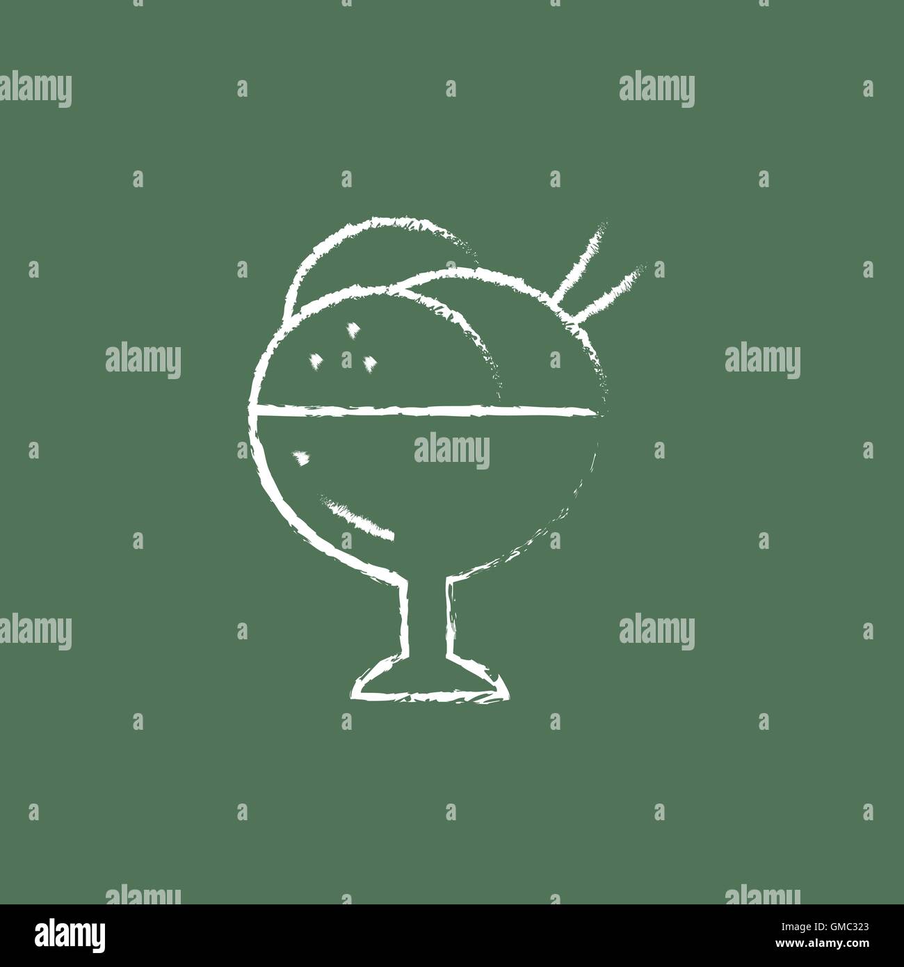 White ice cream decorated Stock Vector Images - Alamy