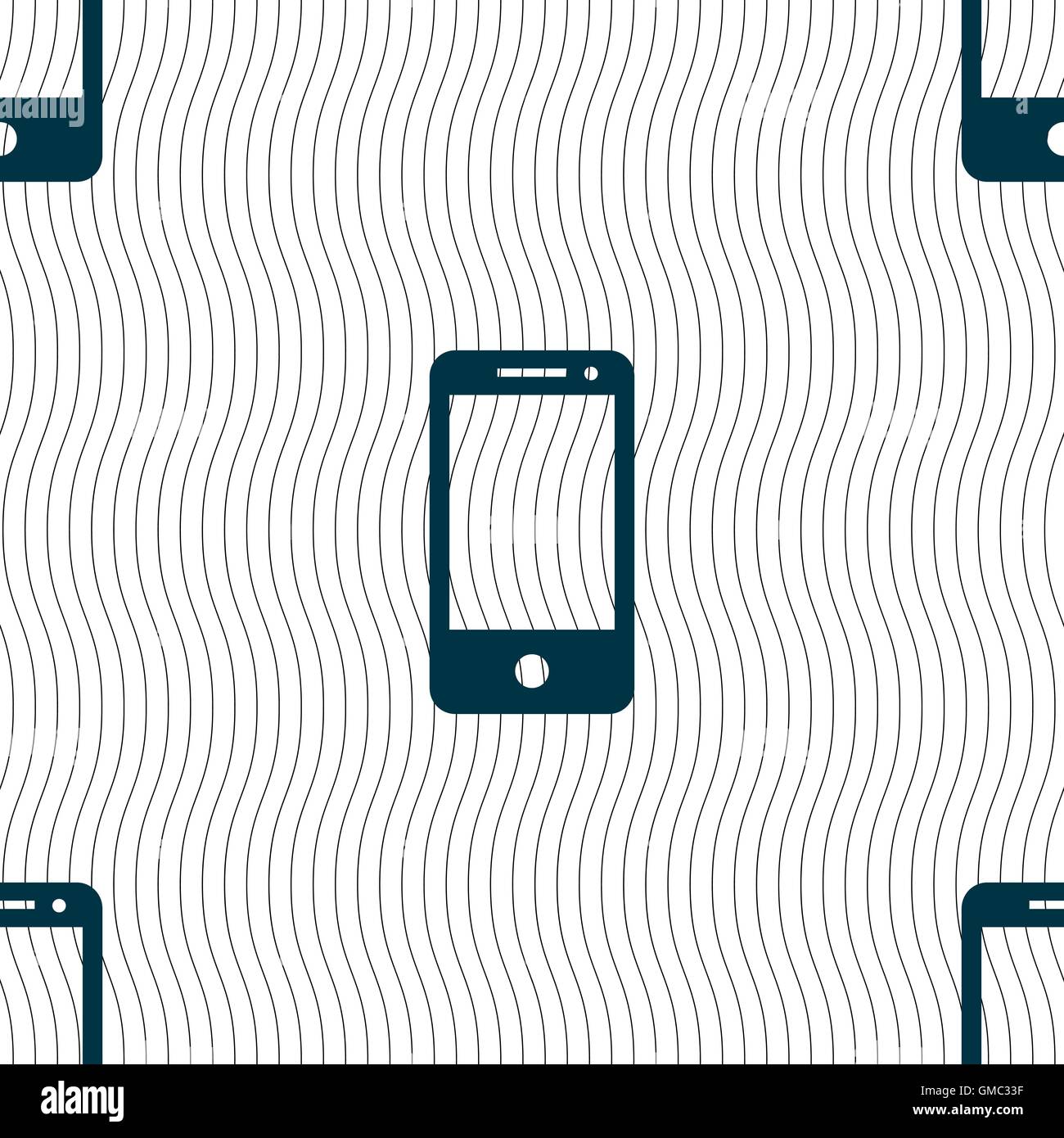 Smartphone sign icon. Support symbol. Call center. Seamless pattern ...