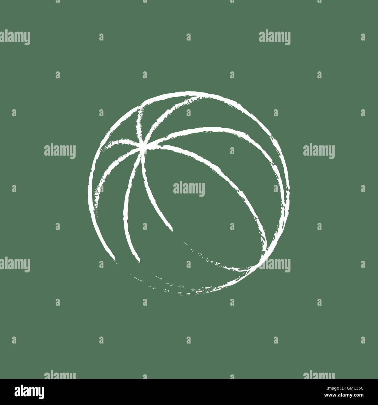 Beach ball icon drawn in chalk Stock Vector Image & Art - Alamy