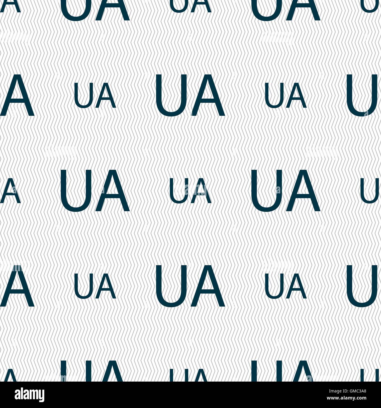 Ukraine sign icon. symbol. UA navigation. Seamless abstract background ...