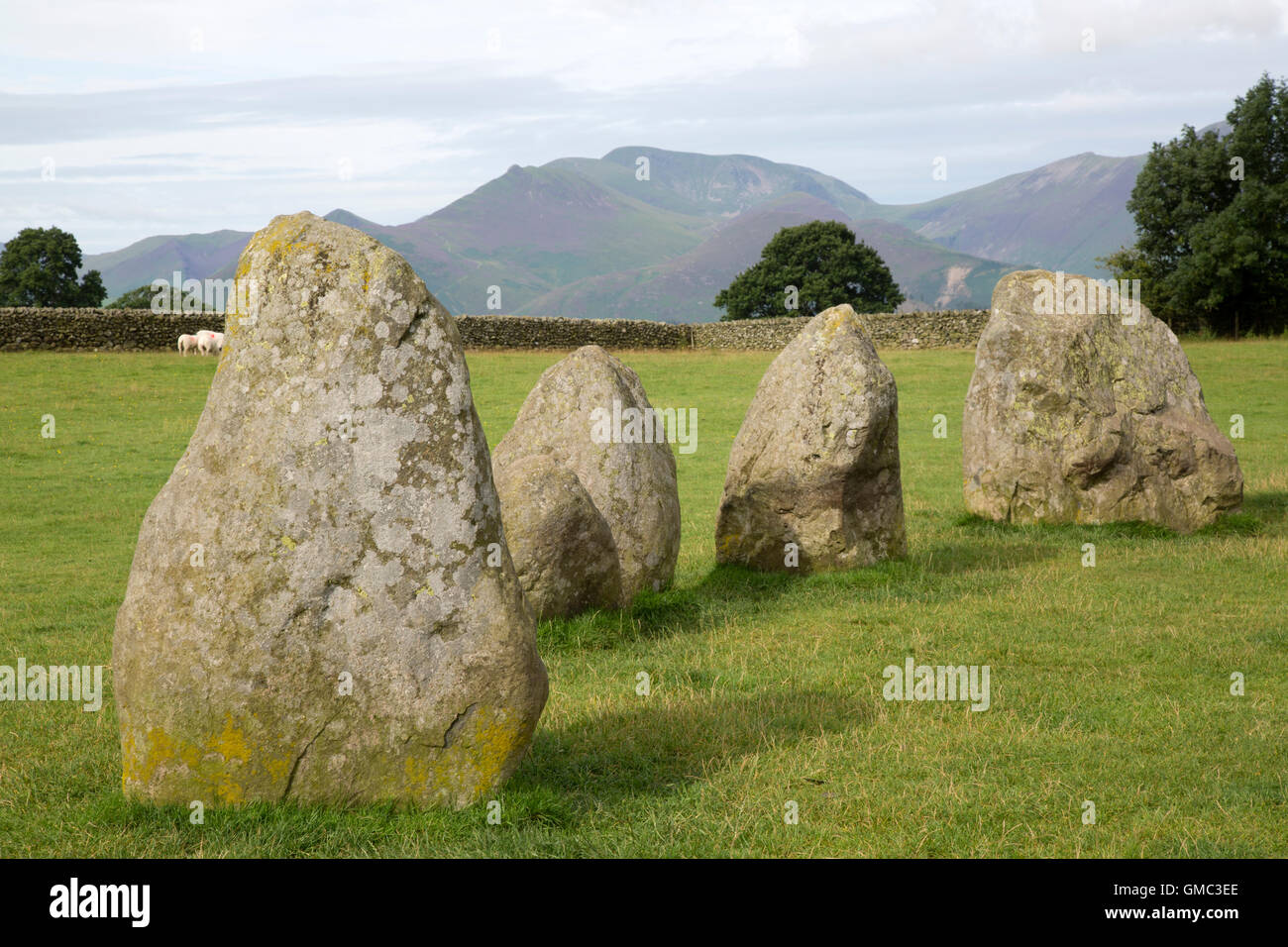 Castlerigg Stone Circle, Keswick; Lake District; England; UK Stock ...