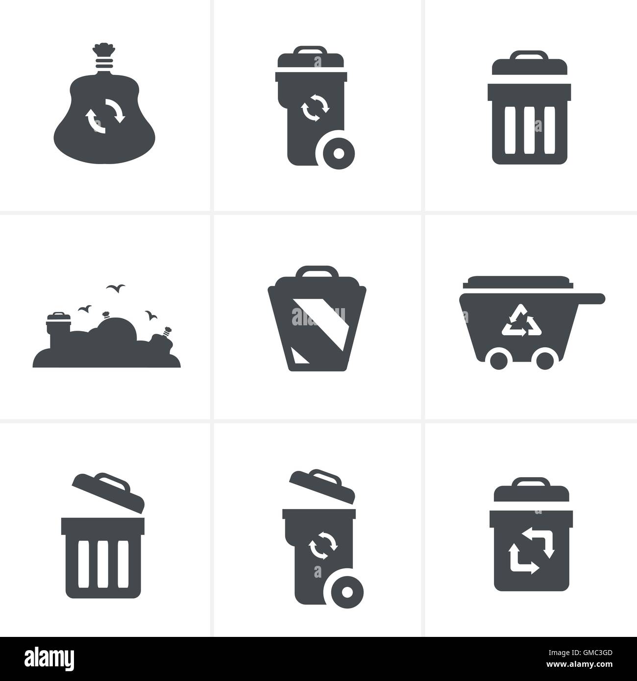Landfill Stock Vector Images - Alamy