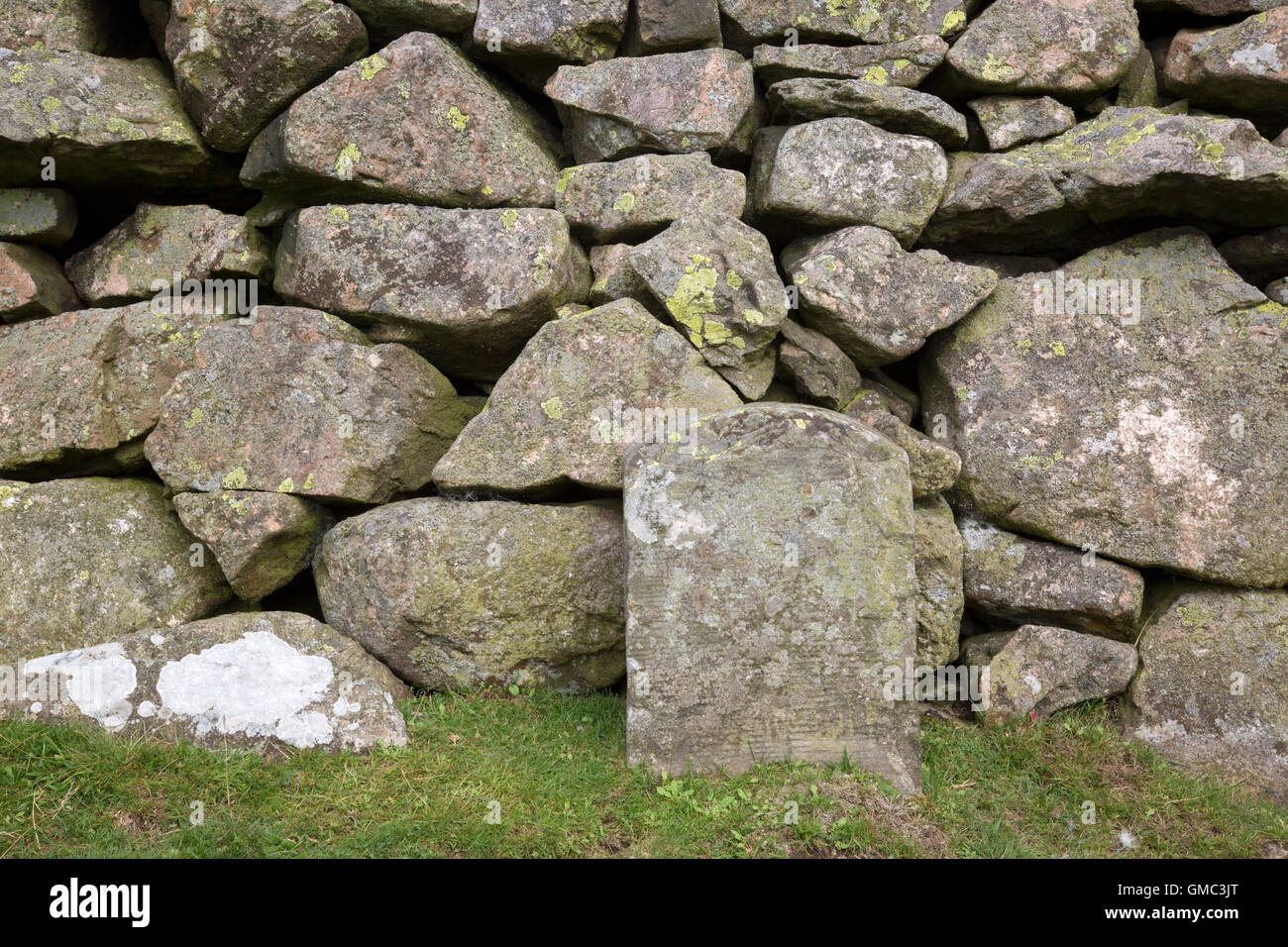 Stone Wall outside Keswick; Lake District; England; UK Stock Photo - Alamy
