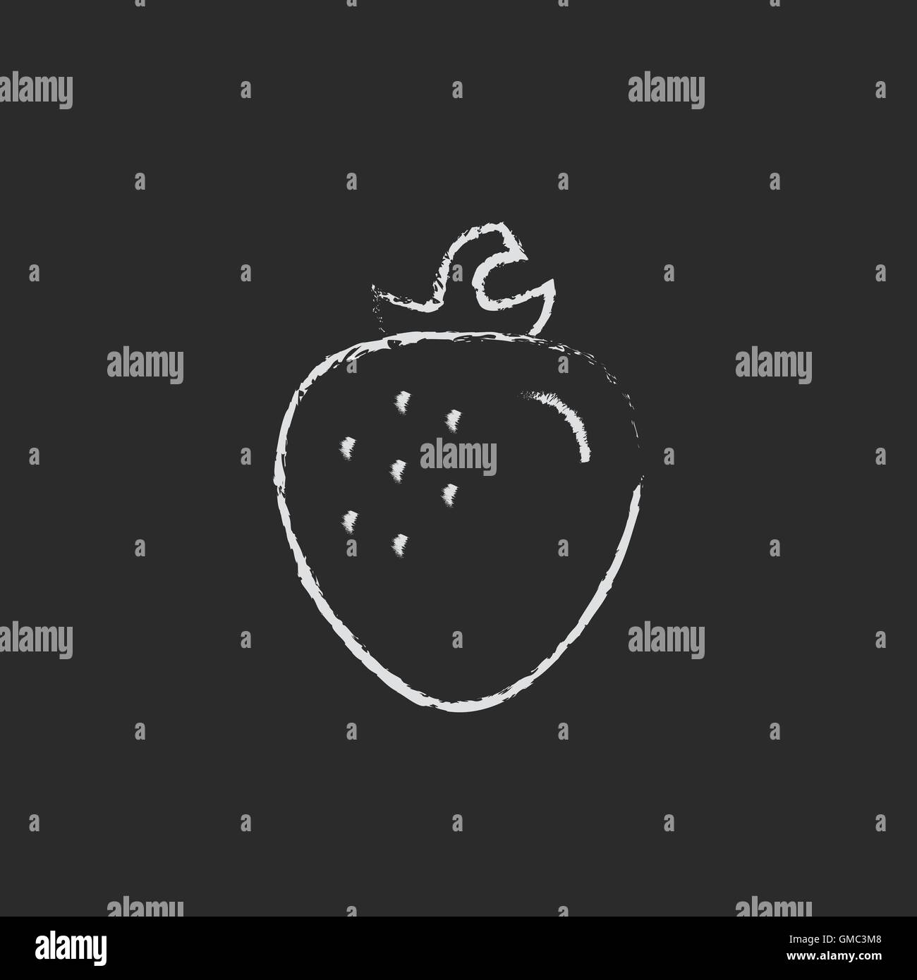 Fresh strawberry plant in Stock Vector Images - Alamy