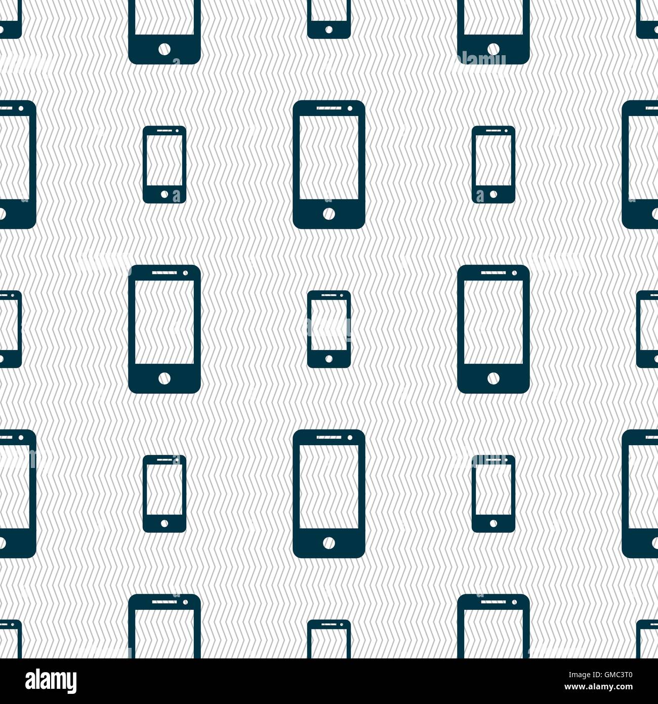 Mathematical Compass sign icon. Seamless abstract background with ...