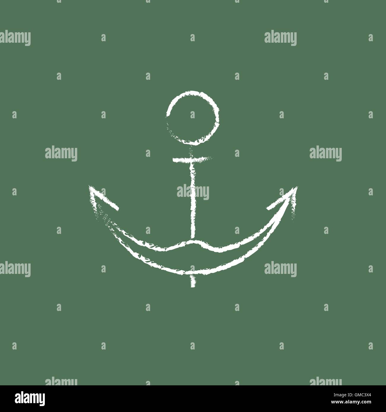 Anchor boat isolated in Stock Vector Images - Alamy