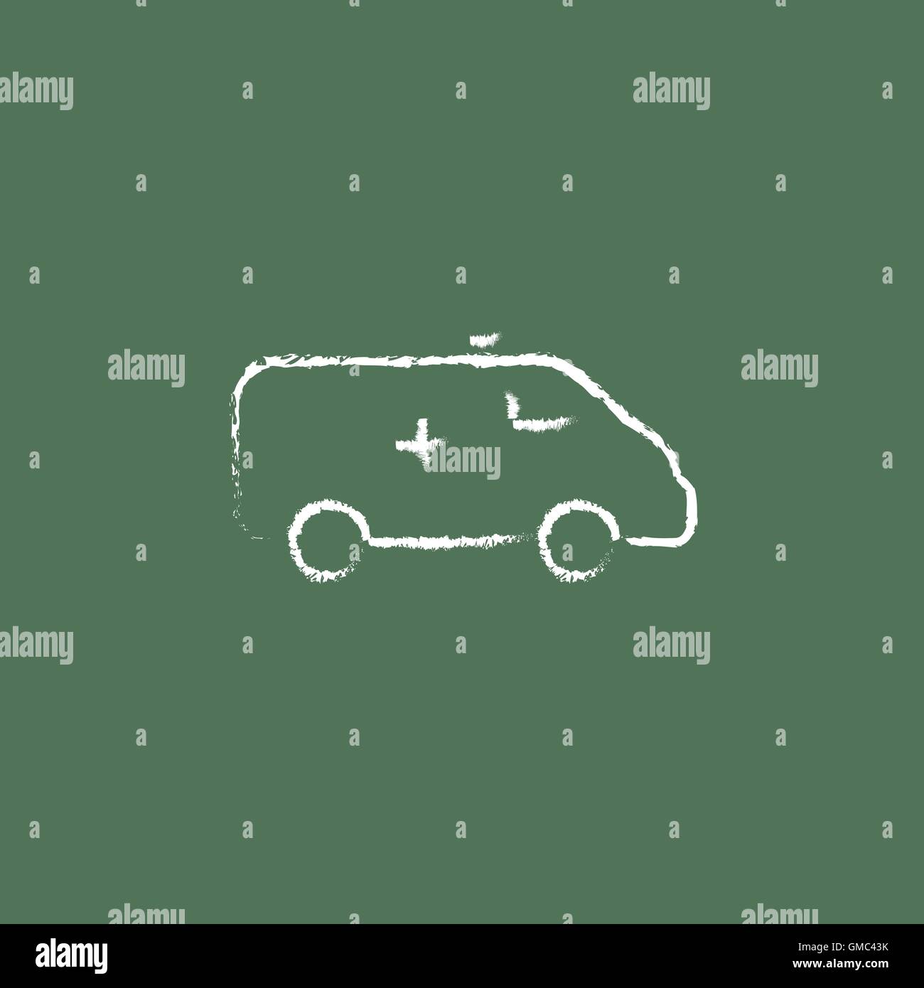 Ambulance icon in flat hi-res stock photography and images - Alamy