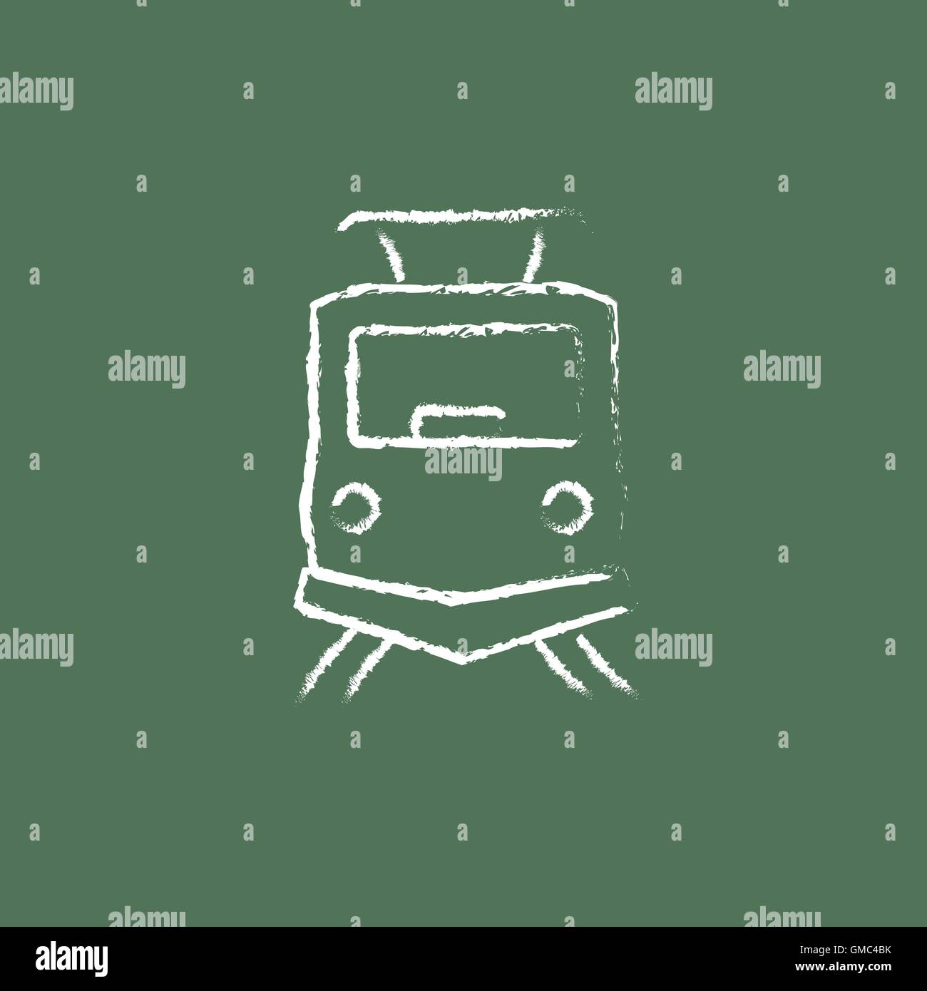 Train illustration line drawing Stock Vector Images - Alamy