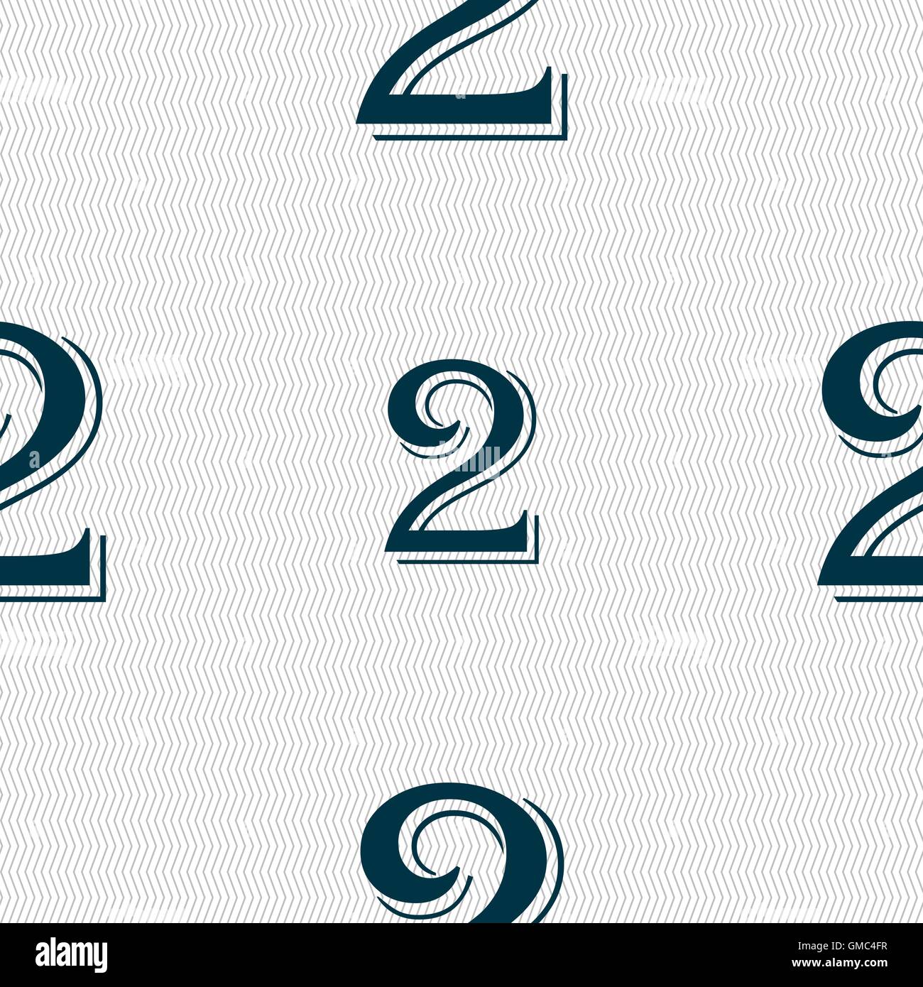 Second place award sign. Winner symbol. Step two. Seamless abstract ...