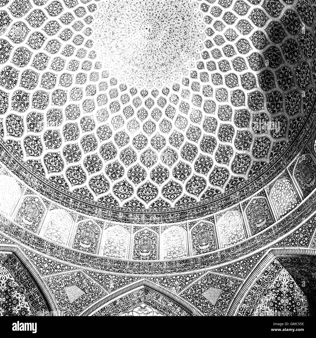 blur in iran abstract texture of the religion architecture mosque roof ...
