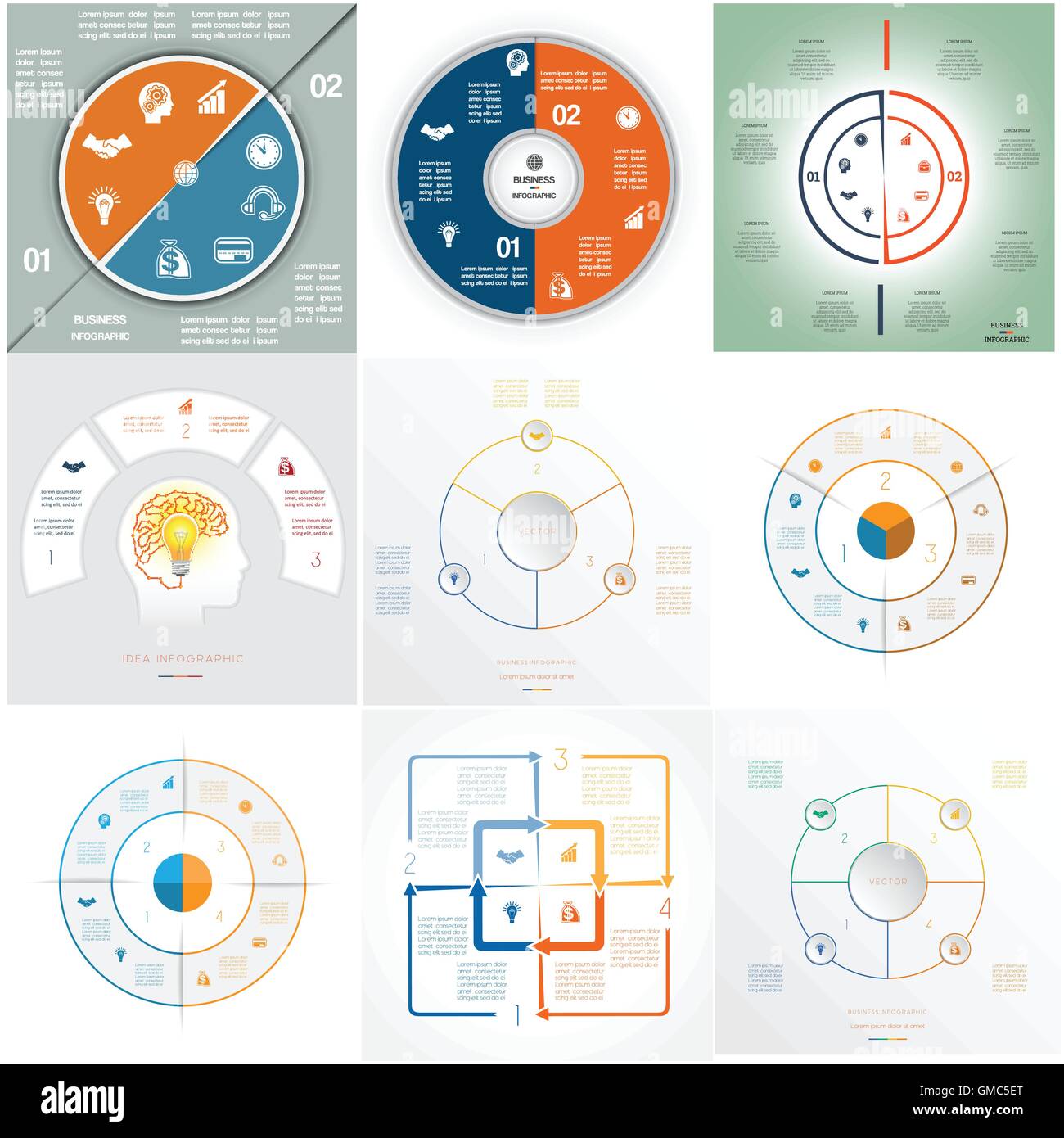 Digital marketing strategy templates Stock Vector Images - Alamy