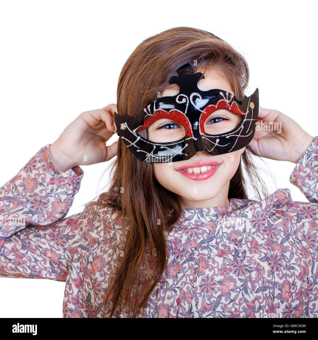Little girl in mask hi-res stock photography and images - Alamy