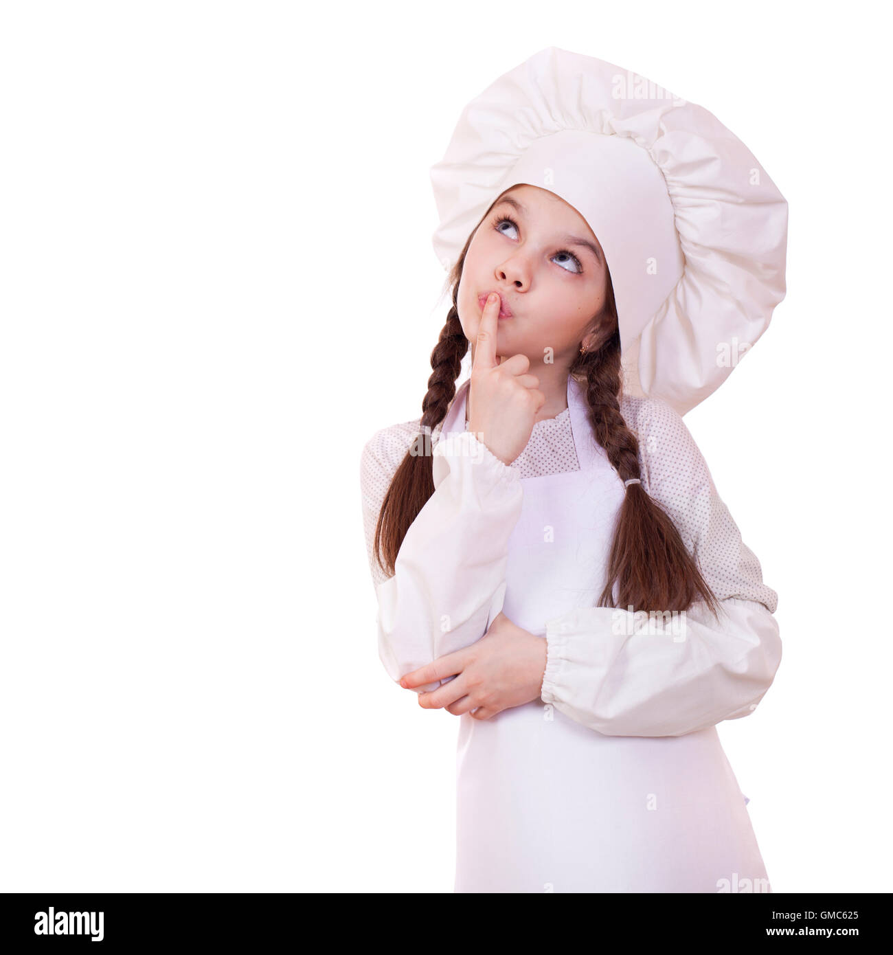 Teenage girl cooking Cut Out Stock Images & Pictures - Alamy