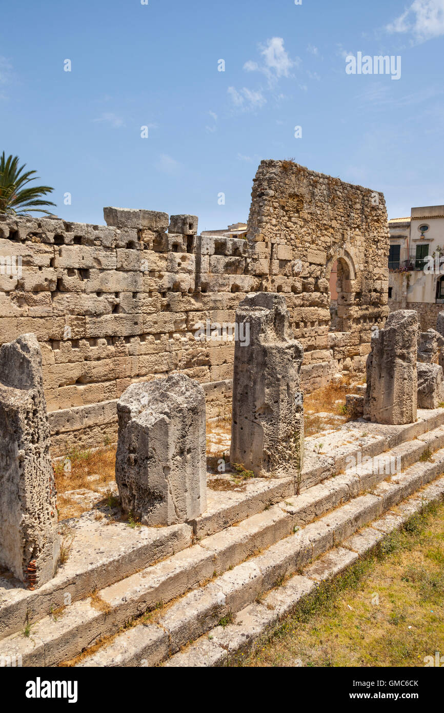 Temple of Apollo, Tempio Di Apollo, Ortygia, Syracuse, Sicily, Italy ...