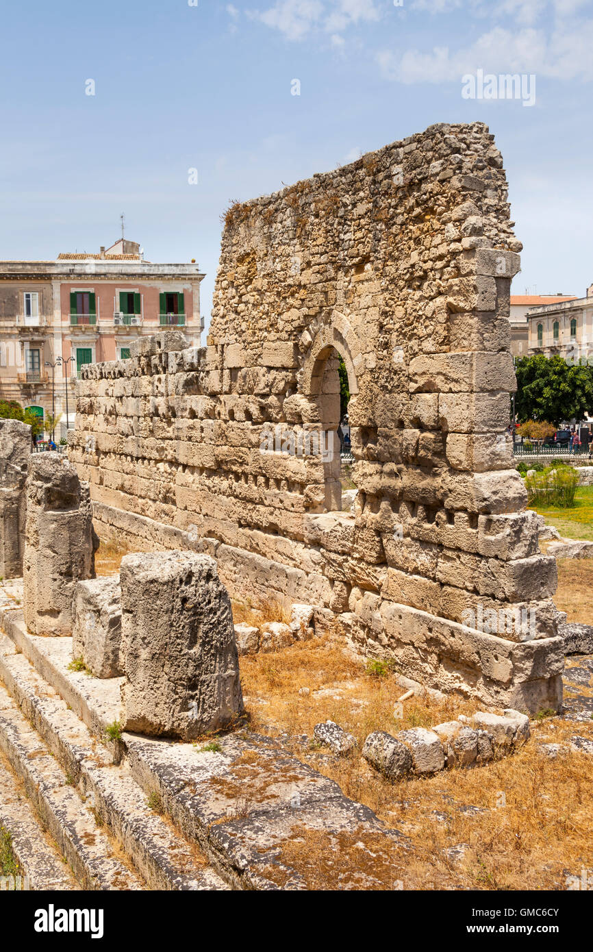 Temple of Apollo, Tempio Di Apollo, Ortygia, Syracuse, Sicily, Italy ...