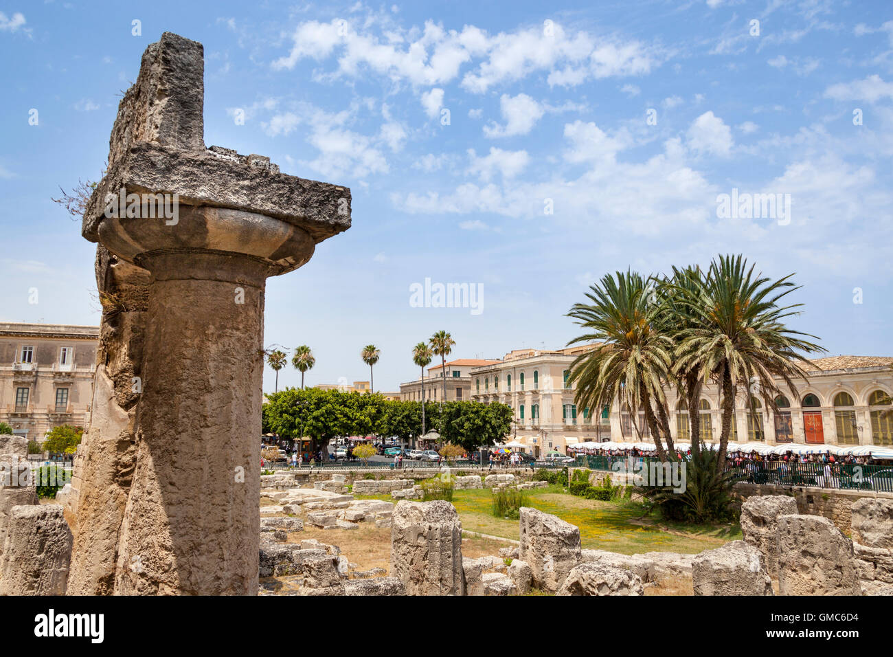 Temple of Apollo, Tempio Di Apollo, Ortygia, Syracuse, Sicily, Italy ...