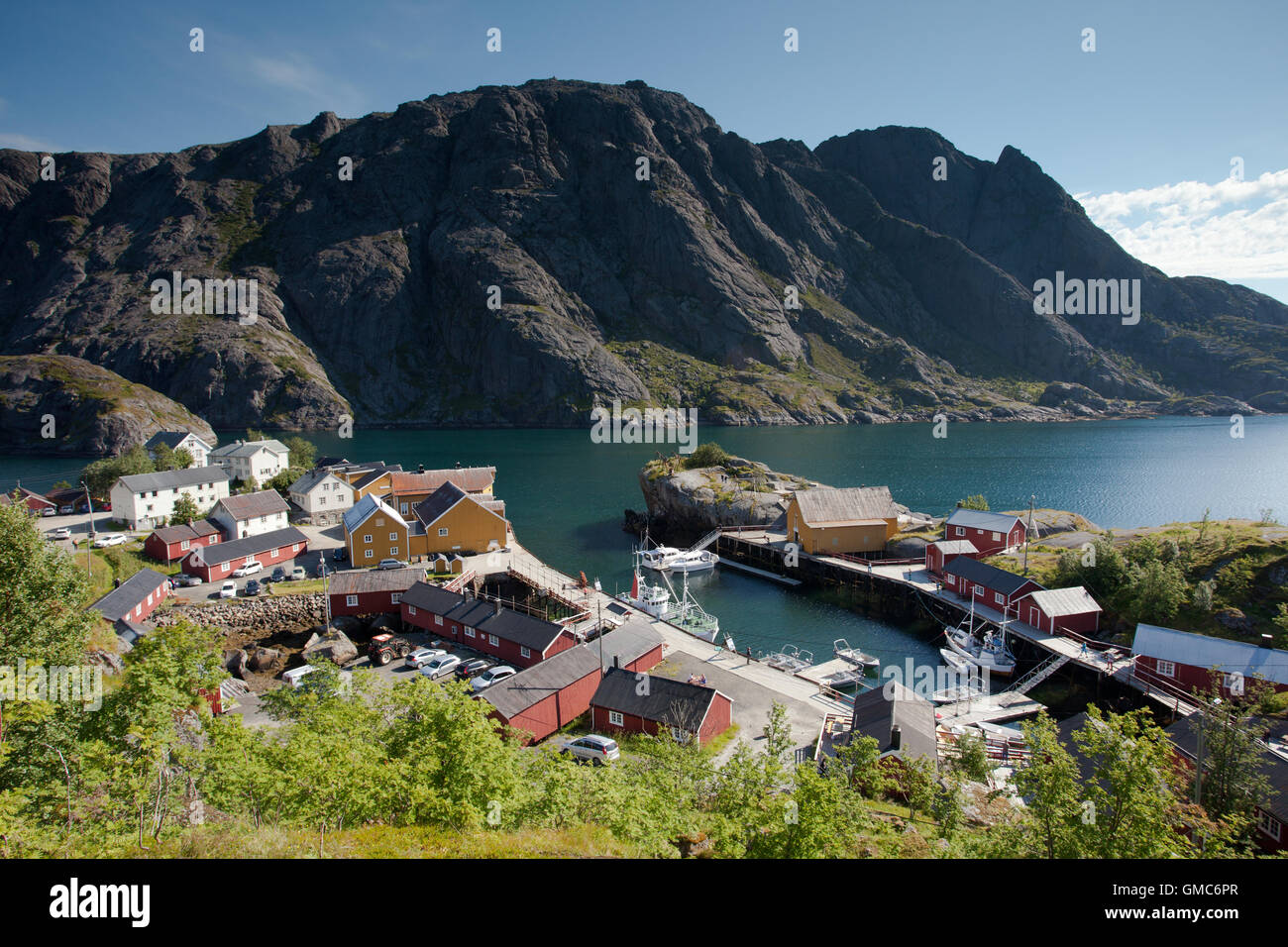 Nusfjord Fishing Village Stock Photo - Alamy