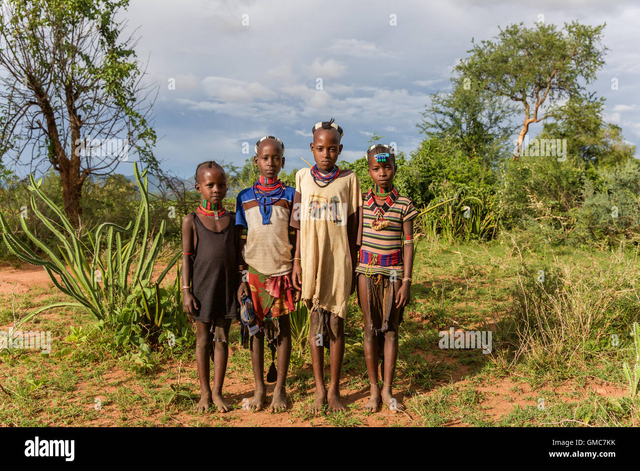 Portrait of Hamer tribe, Turmi, Omo Valley - Ethiopia Stock Photo - Alamy
